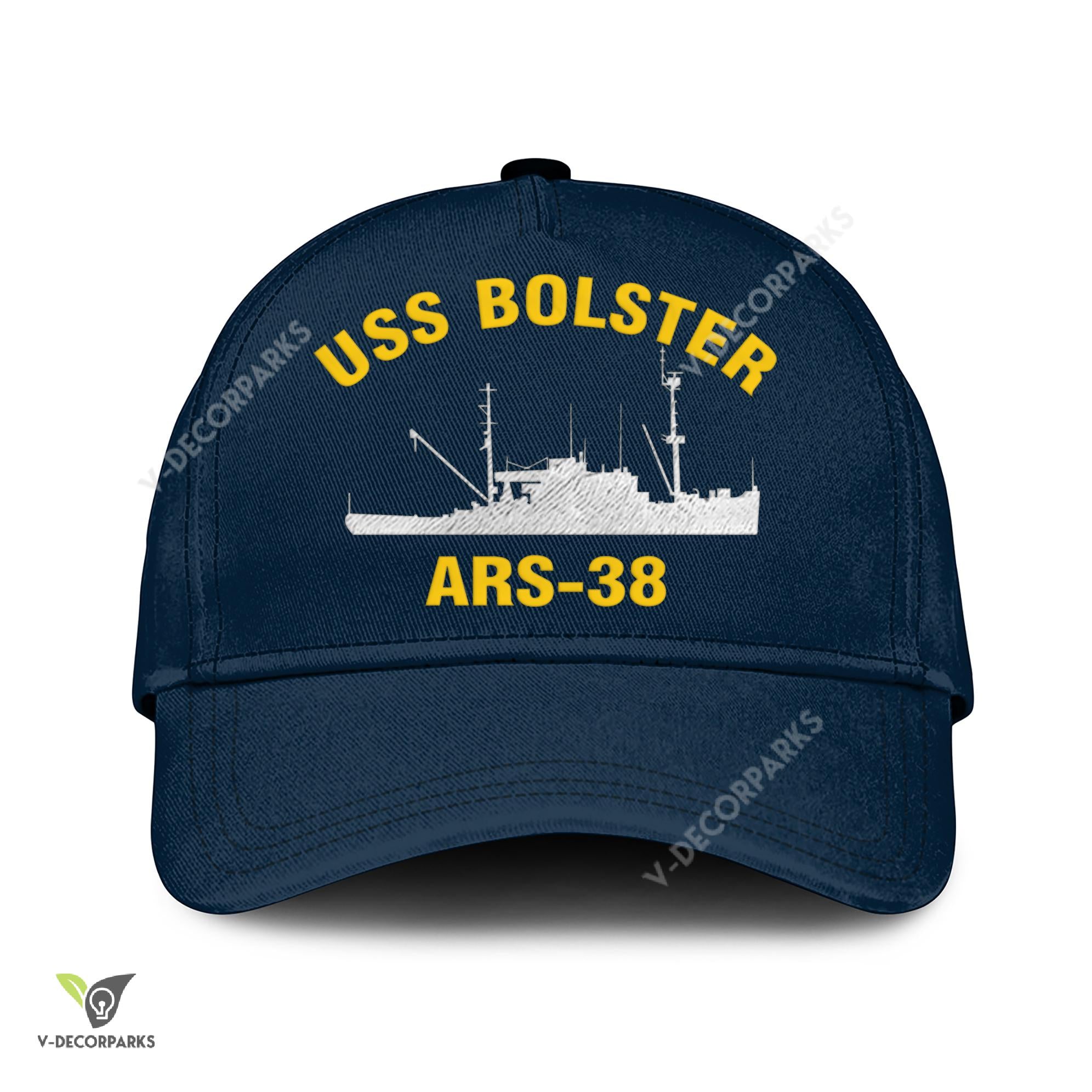 Uss Bolster Ars-38 Classic Baseball Cap Gift For Navy Veteran, Custom ...