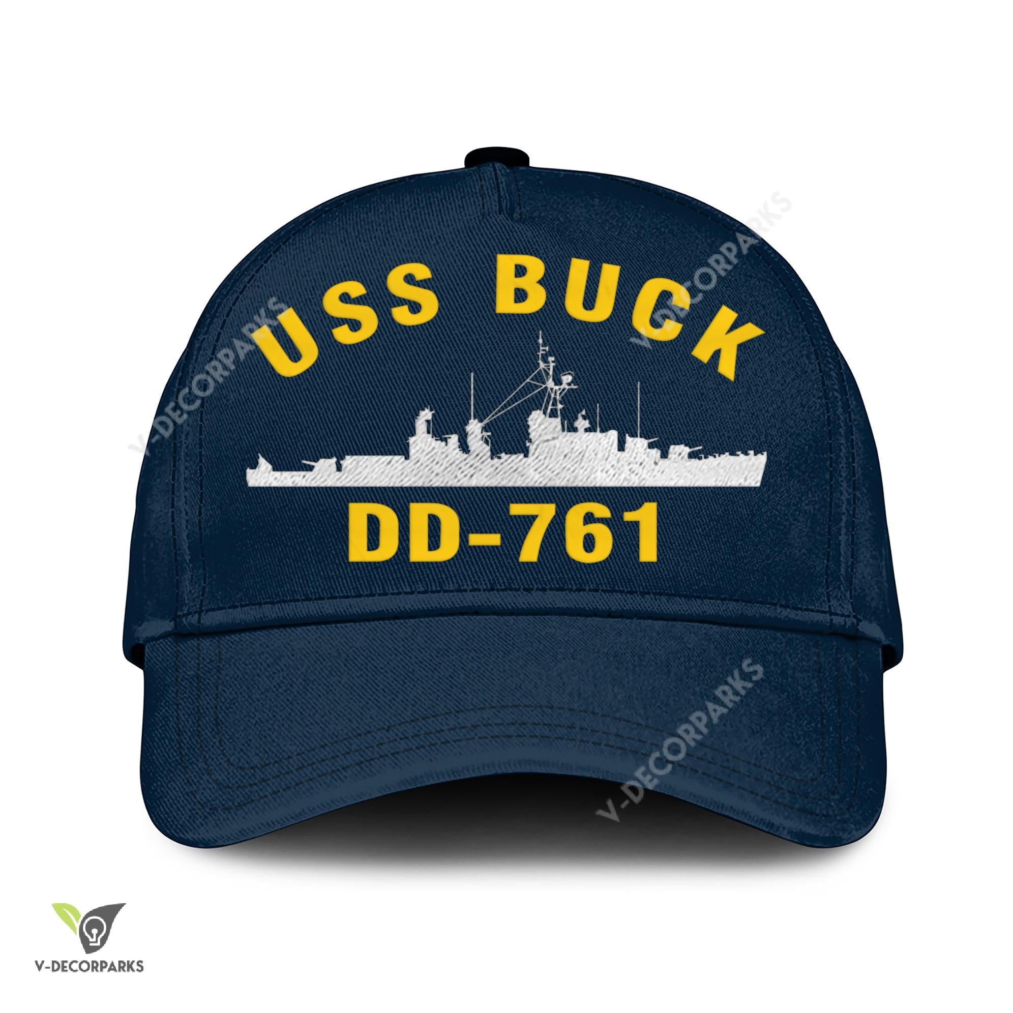 Uss Buck Dd-761 Classic Baseball Cap Gift For Navy Veteran, Custom ...