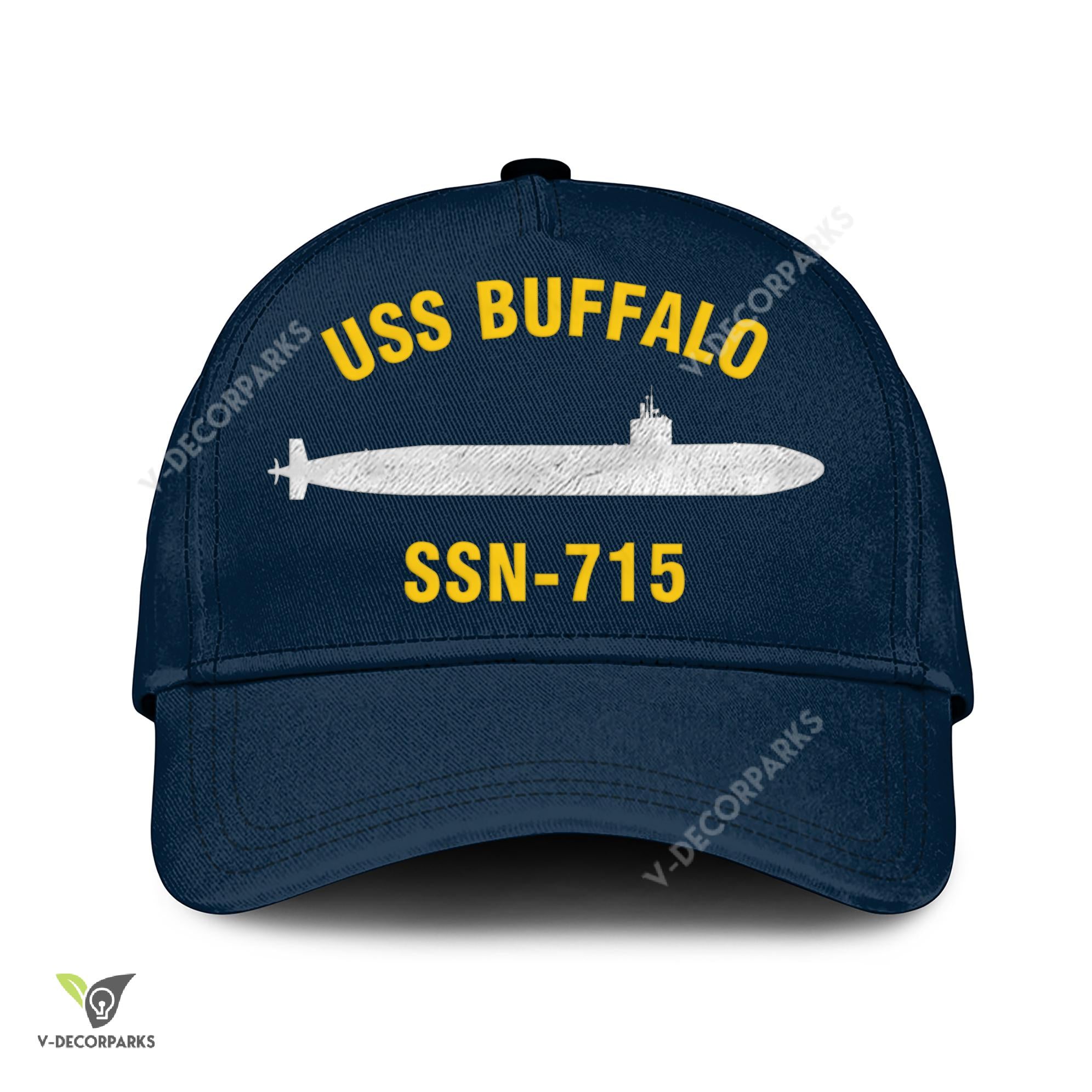 Uss Buffalo Ssn-715 Classic Baseball Cap Gift For Navy Veteran, Custom ...