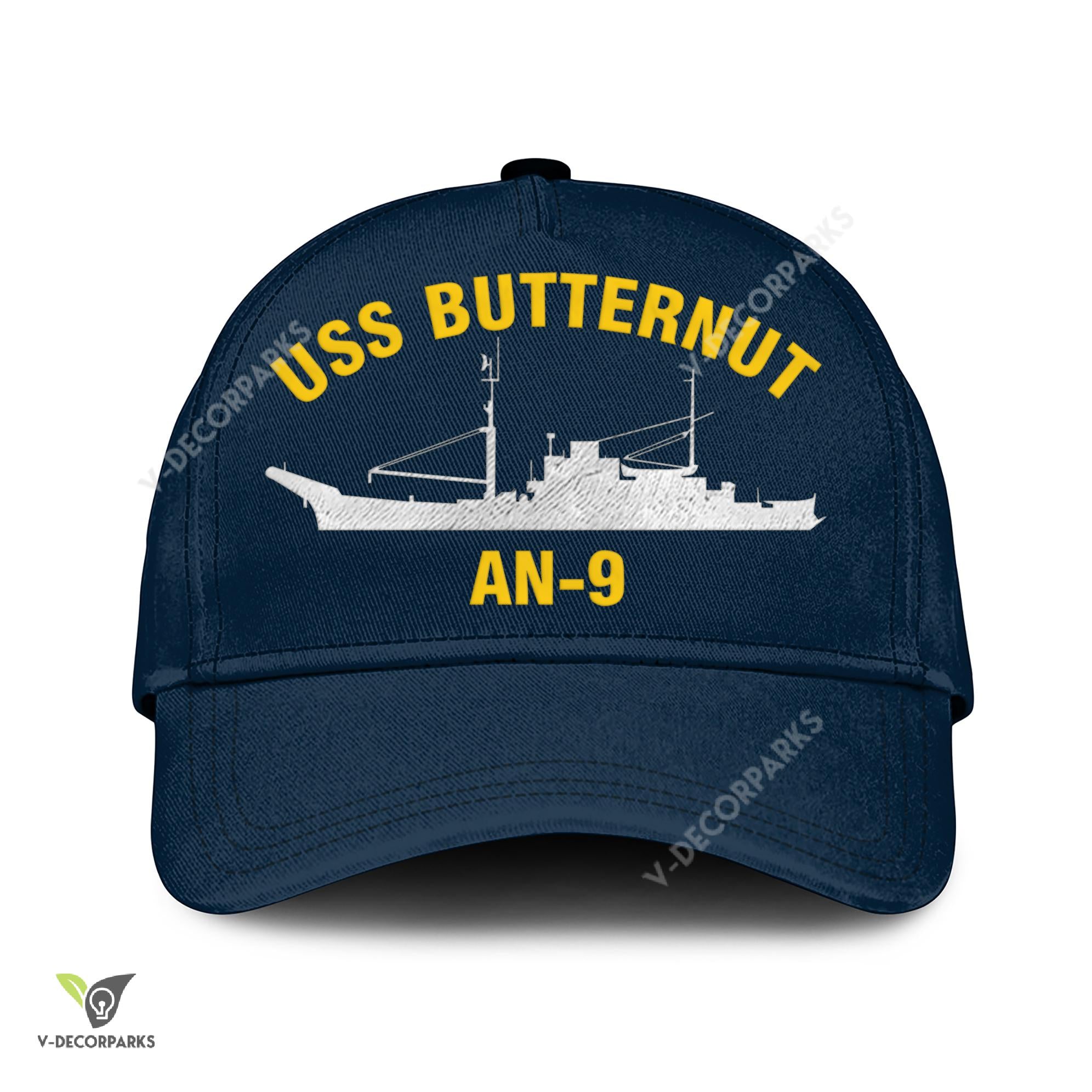 Uss Butternut An-9 Classic Baseball Cap Gift For Navy Veteran, Custom ...