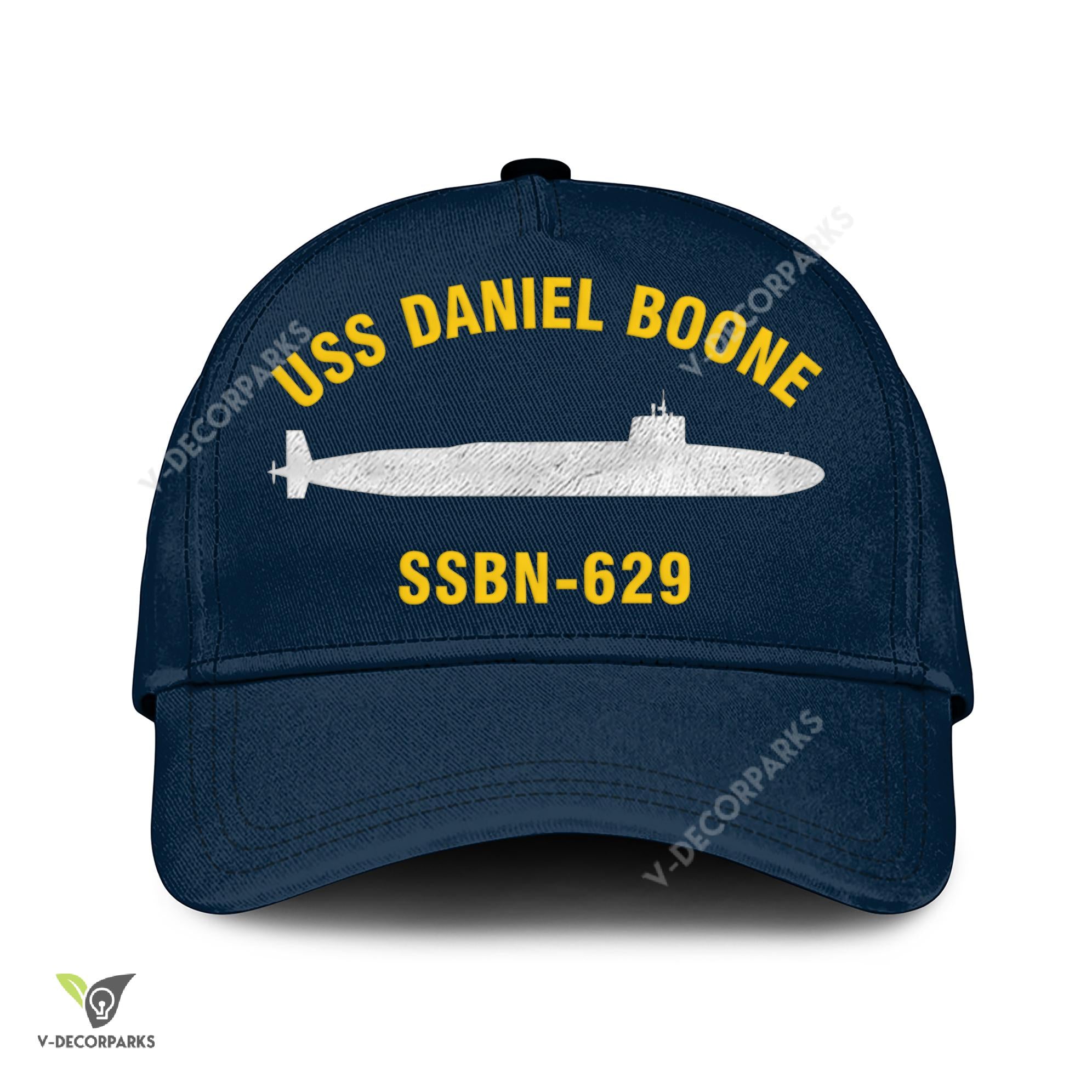 Uss Daniel Boone Ssbn-629 Classic Baseball Cap Gift For Navy Veteran ...