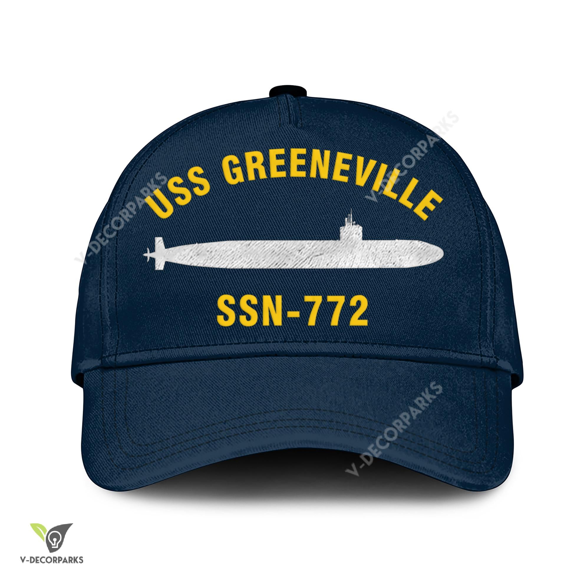 Uss Greeneville Ssn-772 Classic Baseball Cap Gift For Navy Veteran ...