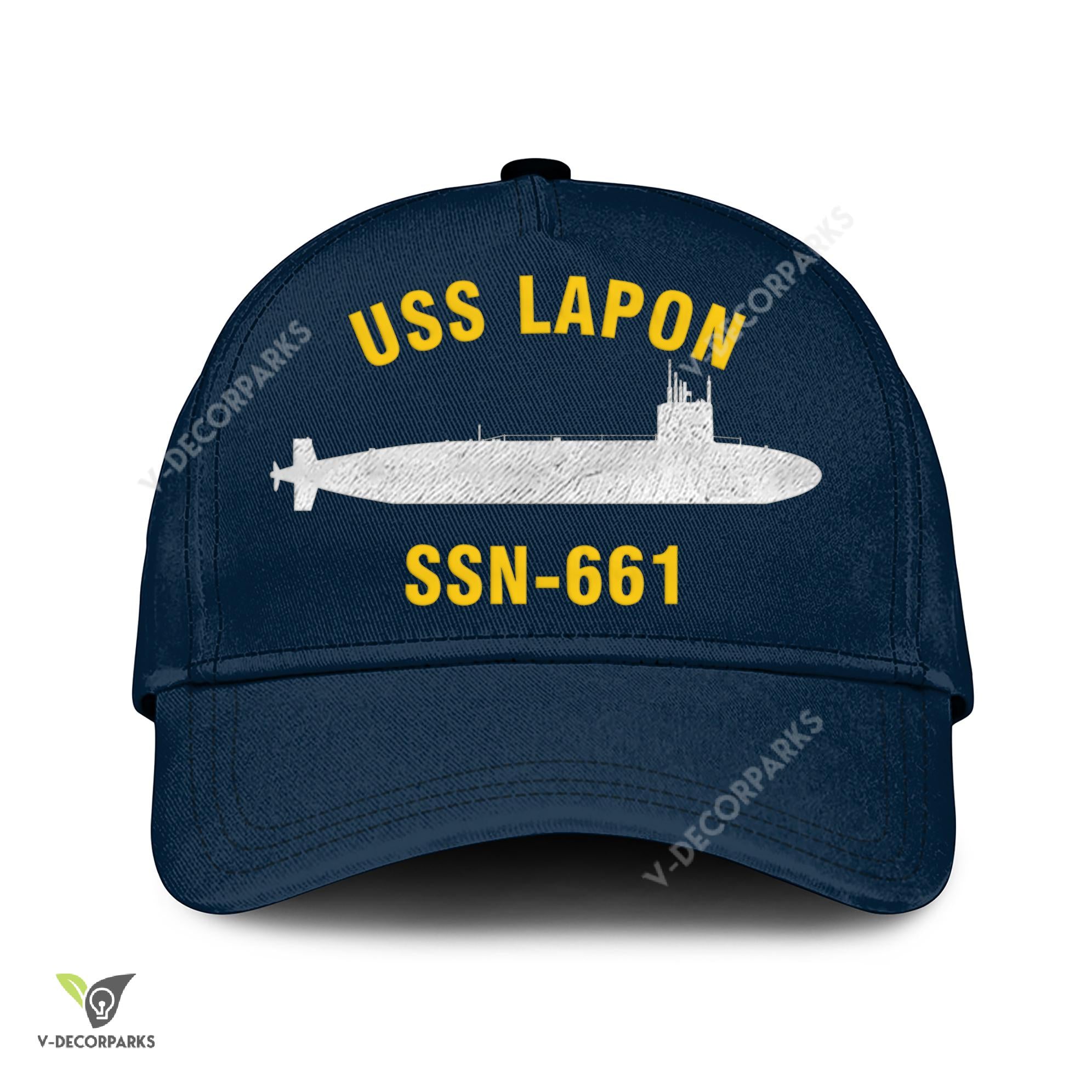 Uss Lapon Ssn-661 Classic Baseball Cap Gift For Navy Veteran, Custom ...