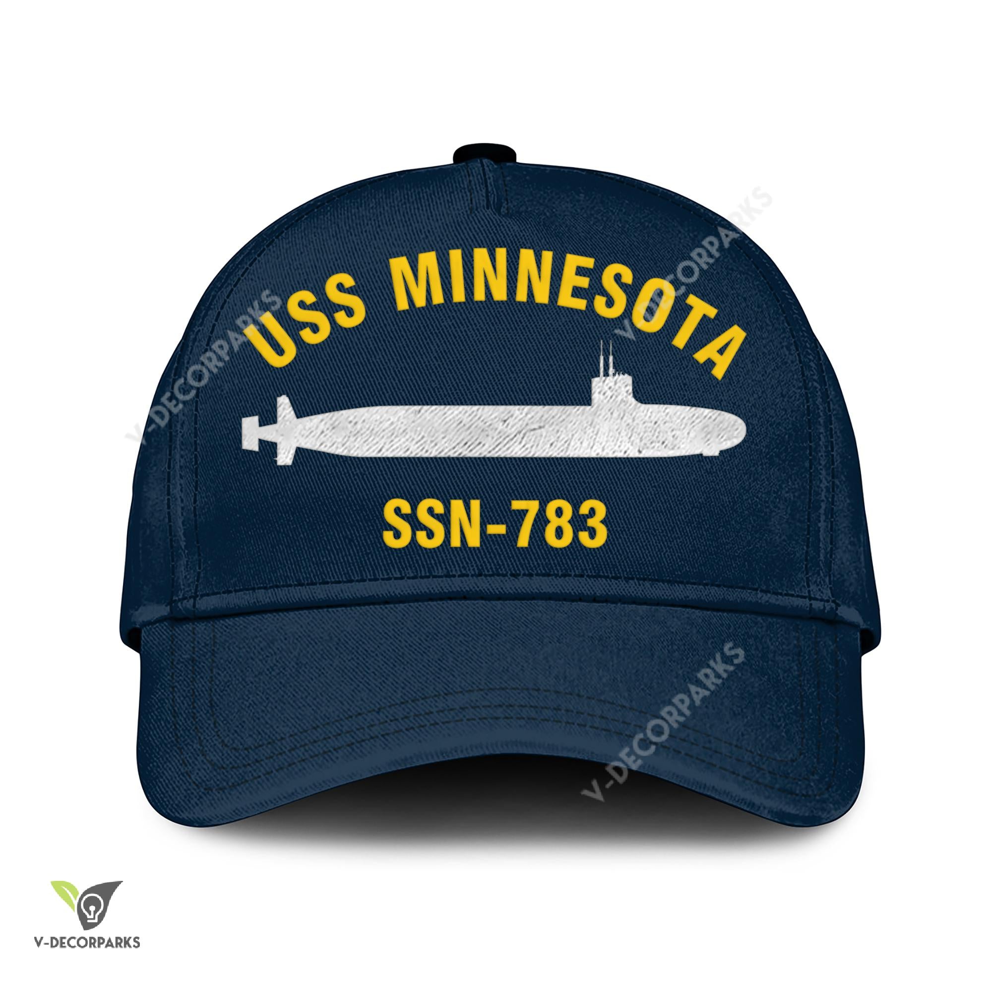 Uss Minnesota Ssn-783 Classic Baseball Cap Gift For Navy Veteran ...