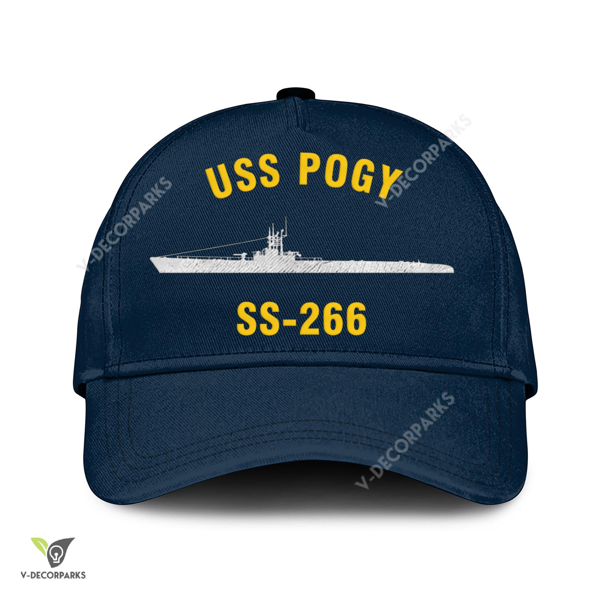 Uss Pogy Ss 266 Classic Baseball Cap Gift For Navy Veteran, Custom ...