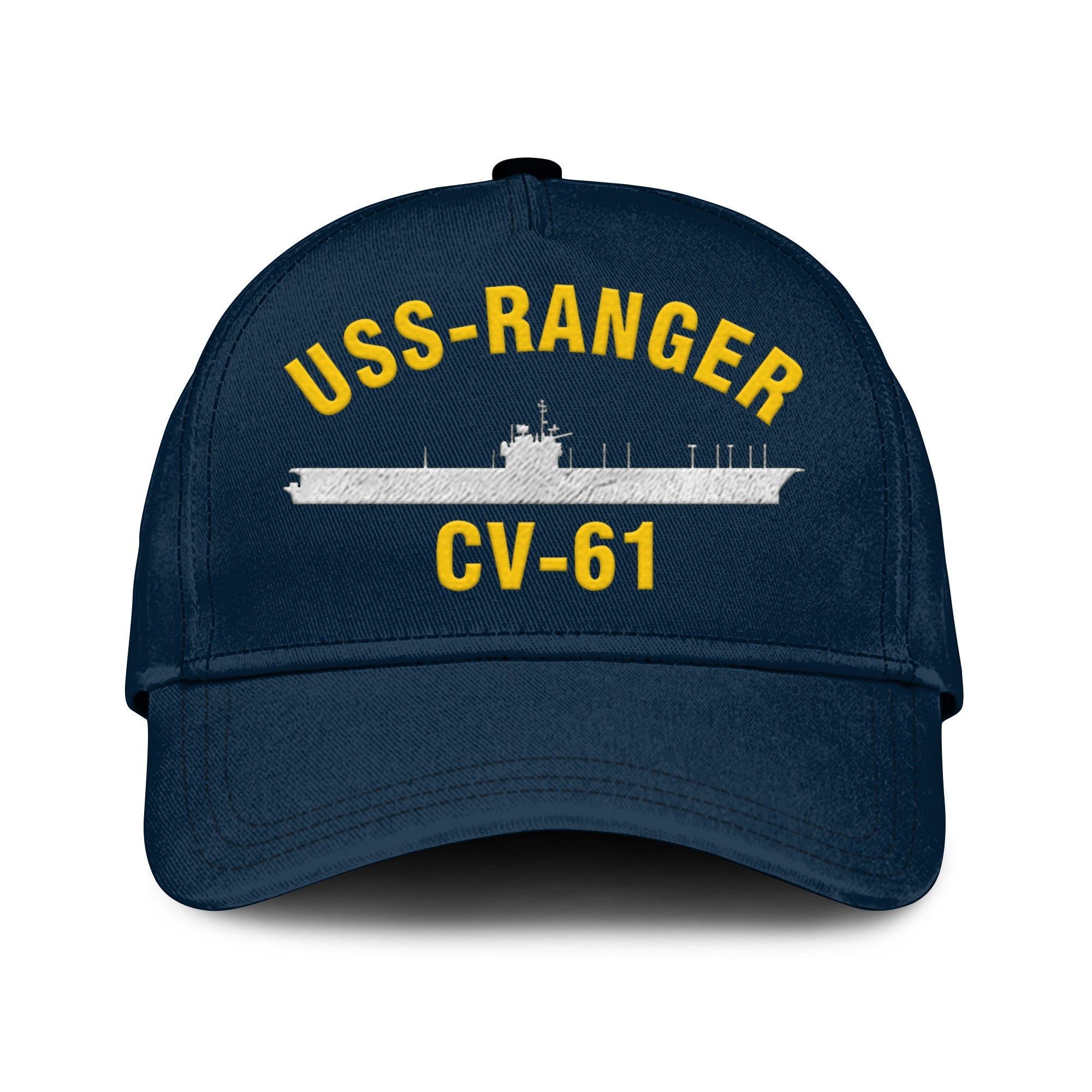 Uss-ranger Cv-61 Classic Cap, Custom Print/embroidered Us Navy Ships ...