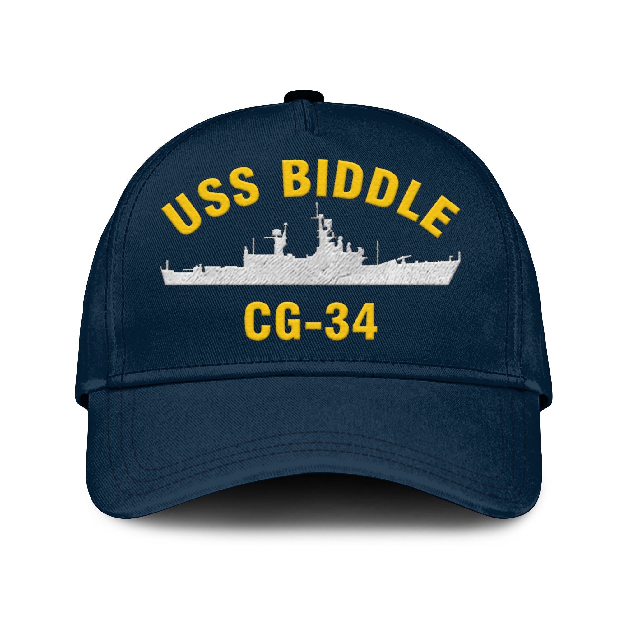 Uss Biddle Cg-34 Classic Cap, Custom Print/embroidered Us Navy Ships ...