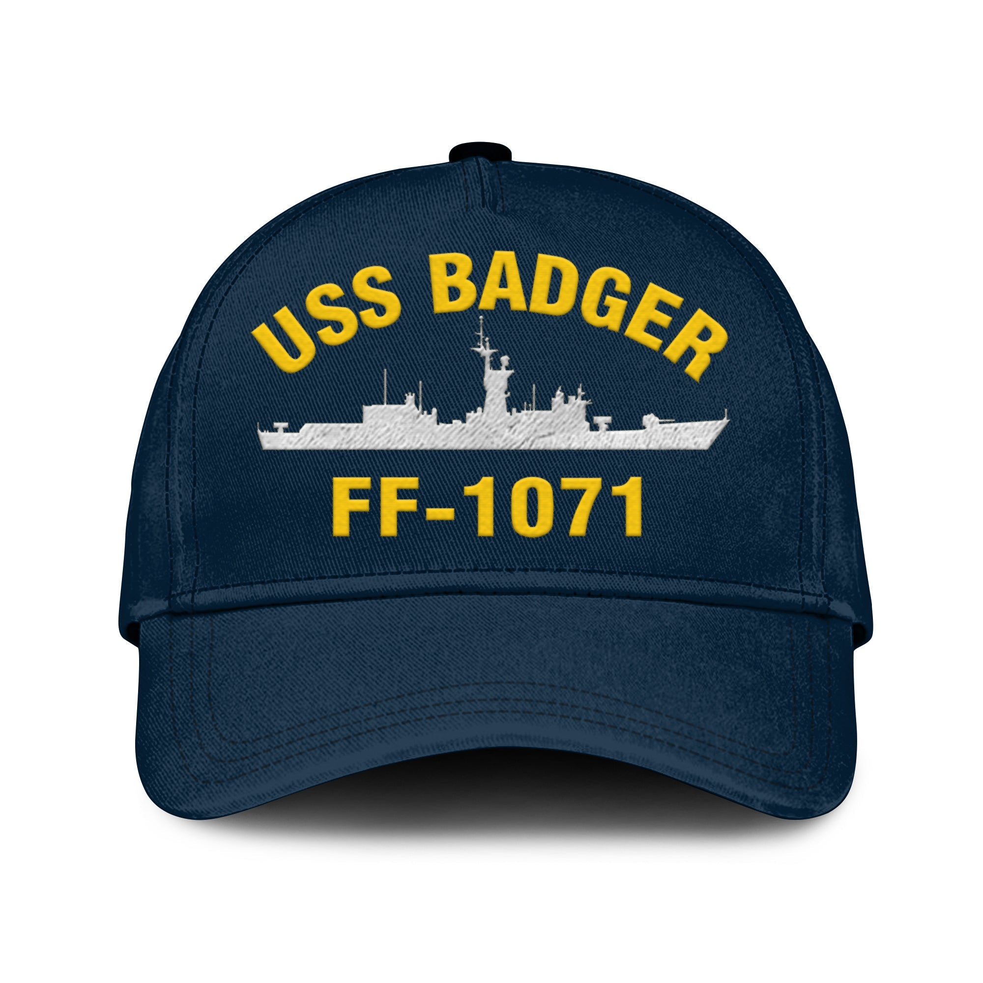 Uss Badger Ff-1071 Classic Cap, Custom Print/embroidered Us Navy Ships ...