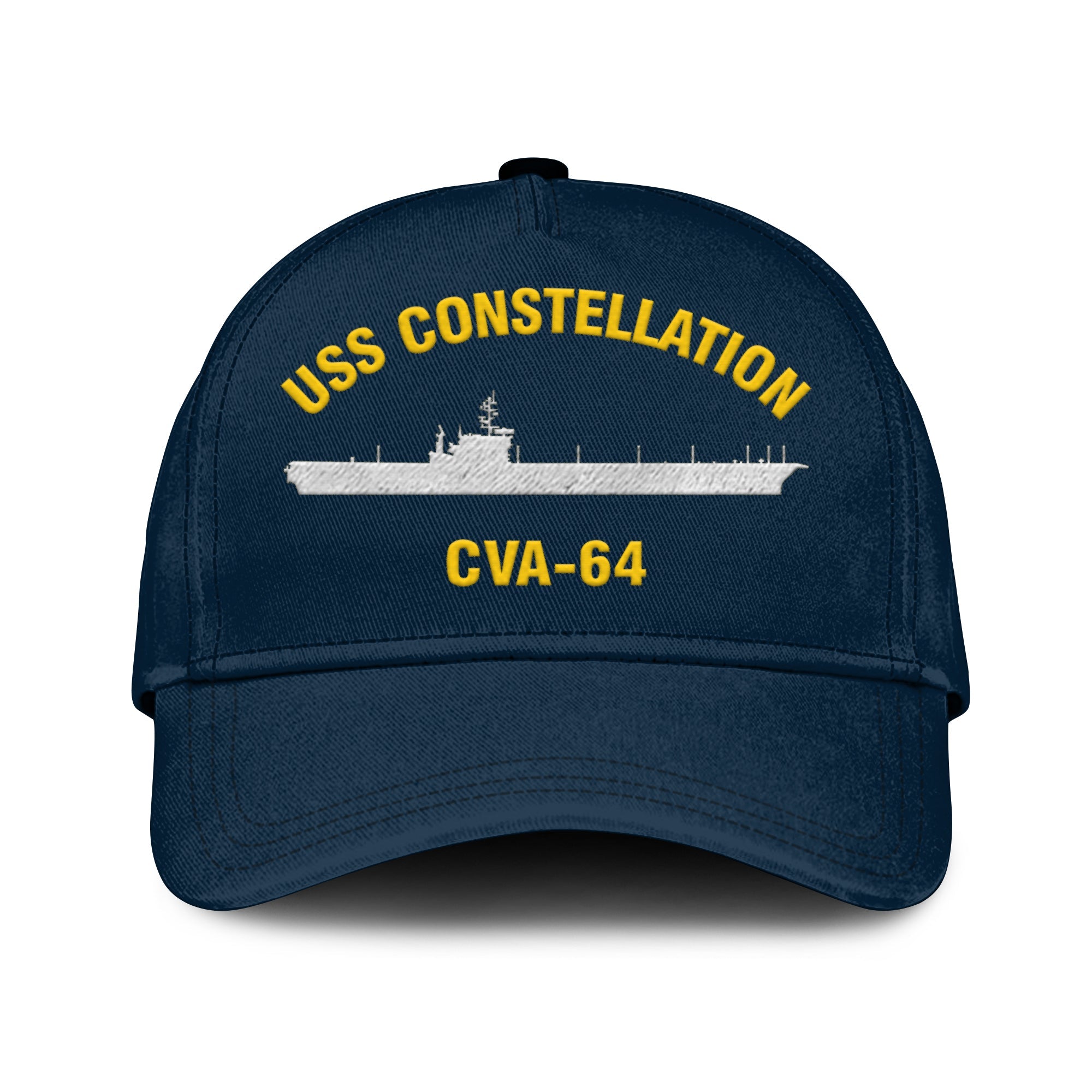 Uss Constellation Cva-64 Classic Cap, Custom Print/embroidered Us Navy ...