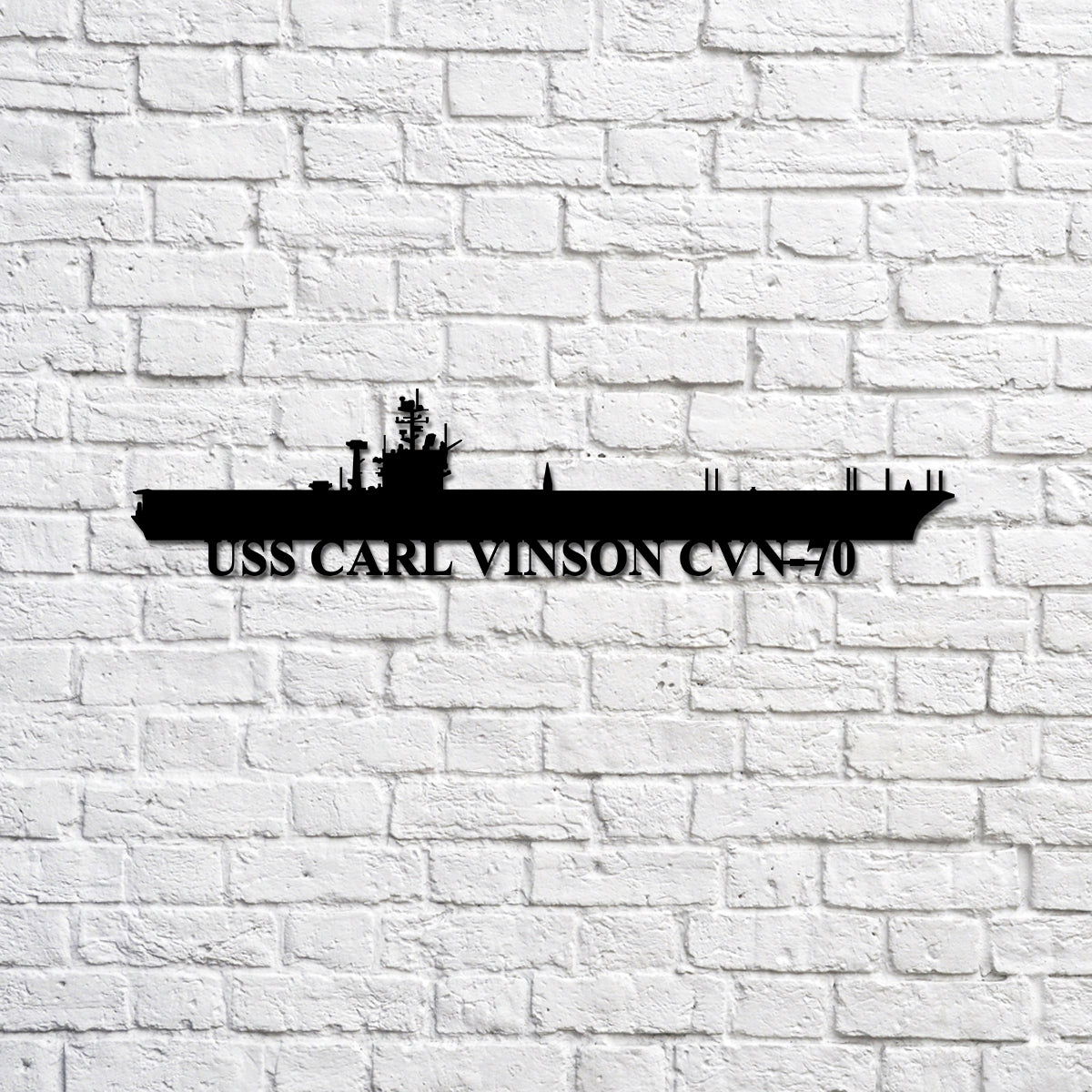 Uss Carl Vinson Cvn-70 Navy Ship Metal Sign, Memory Wall Metal Sign ...