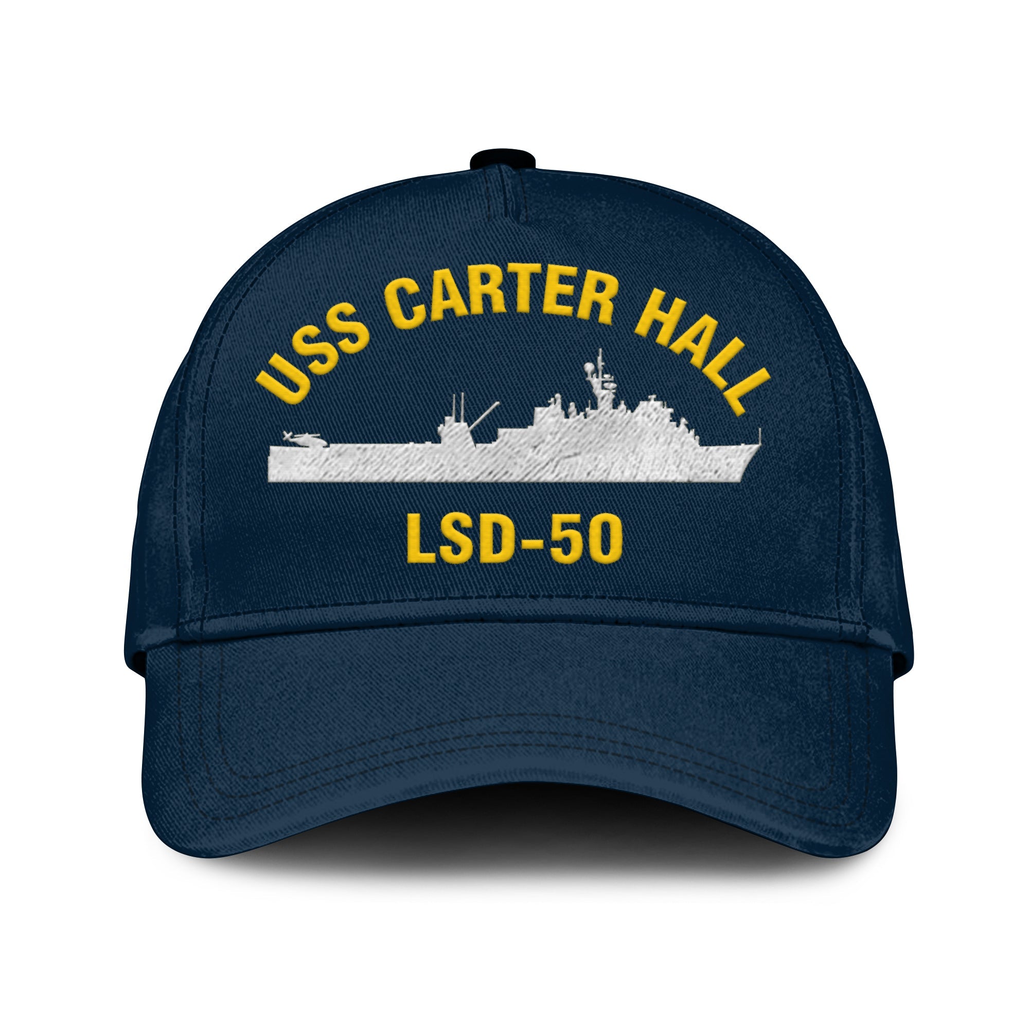 Uss Carter Hall Lsd-50 Classic Cap, Custom Print/embroidered Us Navy Ships Classic Baseball Cap ...