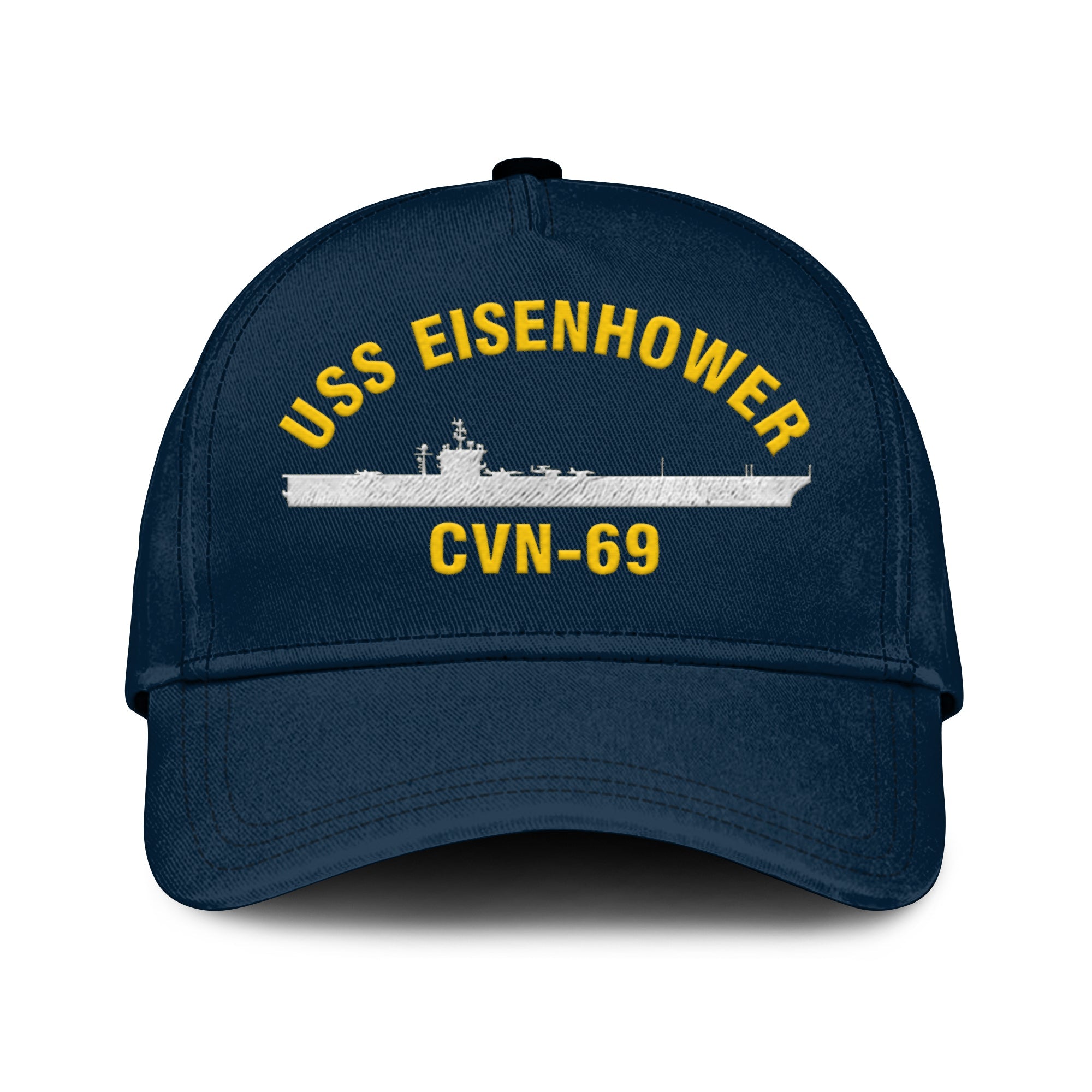 Uss Eisenhower Cvn 69 Classic Cap, Custom Print/embroidered Us Navy ...