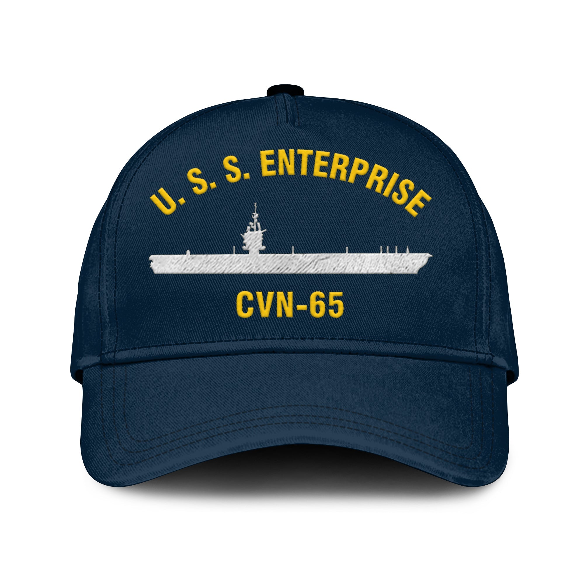 Uss Enterprise Cvn-65 Classic Cap, Custom Print/embroidered Us Navy ...