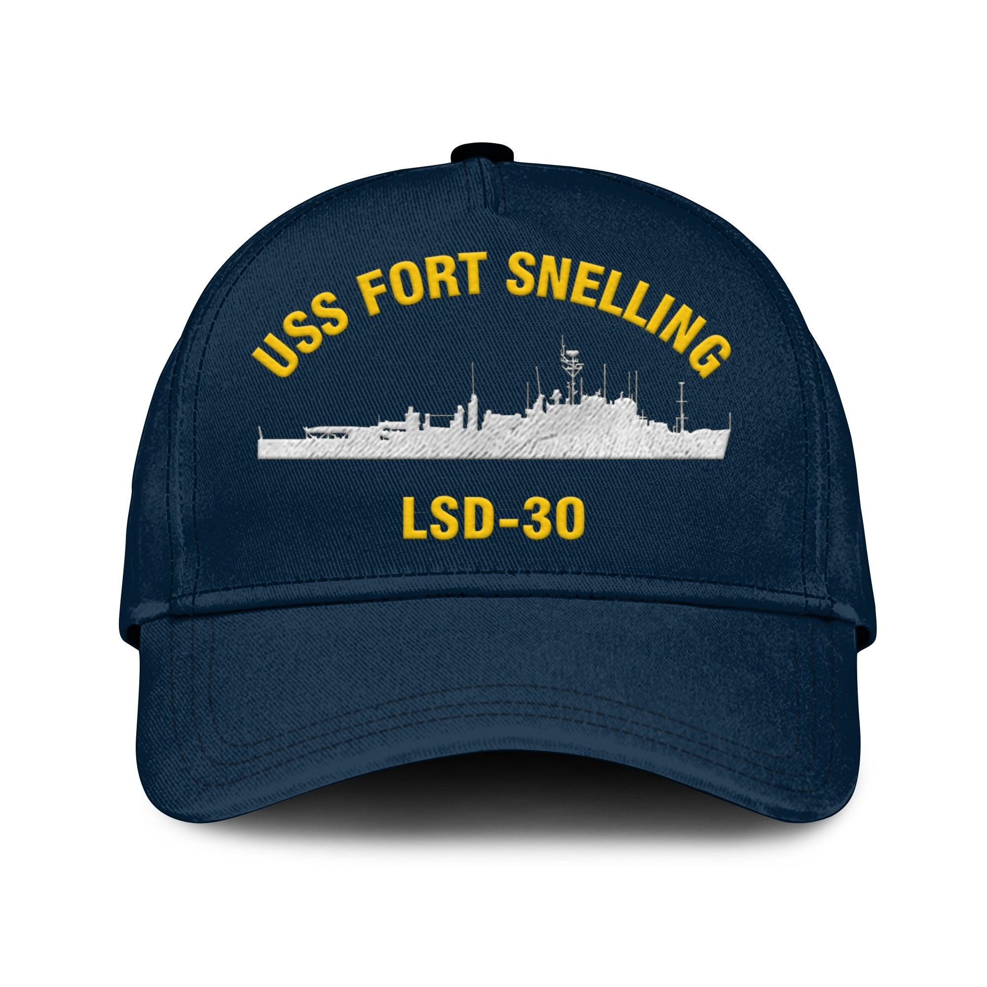 Uss Fort Snelling Lsd-30 Classic Cap, Custom Print/embroidered Us Navy ...