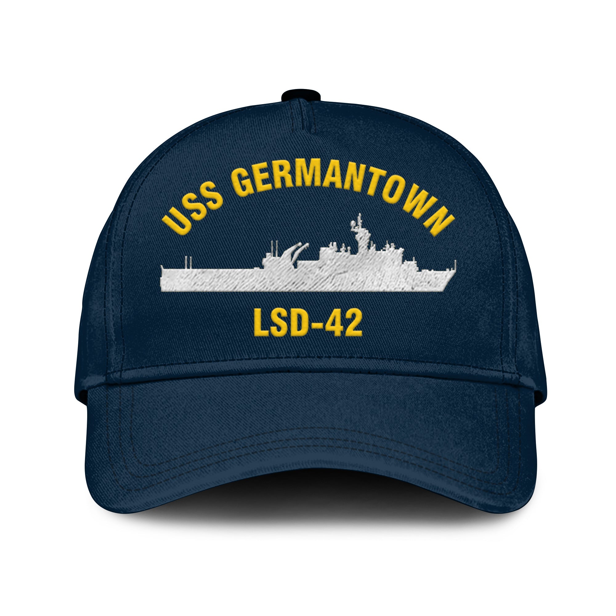 Uss Germantown Lsd-42 Classic Cap, Custom Print/embroidered Us Navy ...