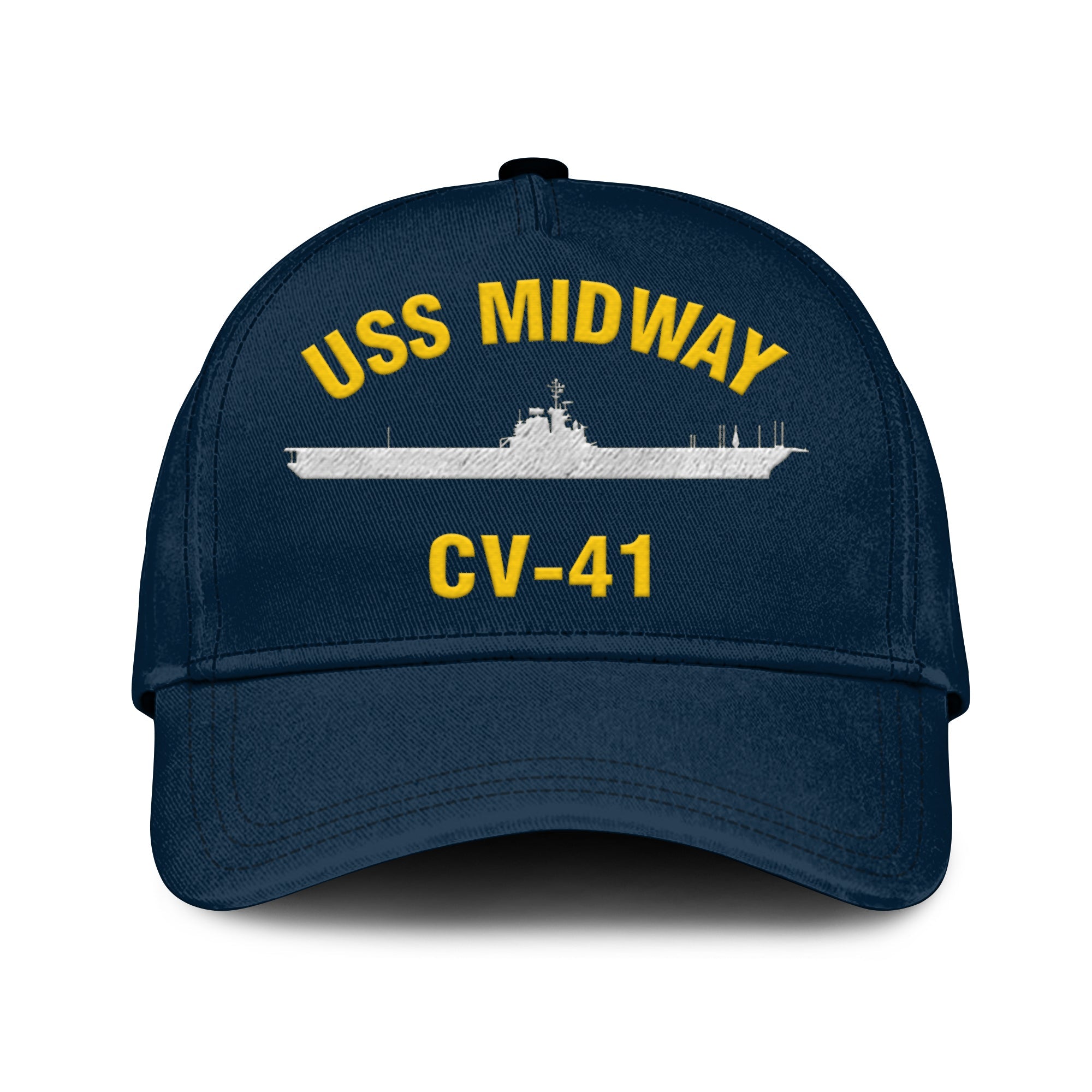 Uss Midway Cv-41 Classic Cap, Custom Print/embroidered Us Navy Ships ...