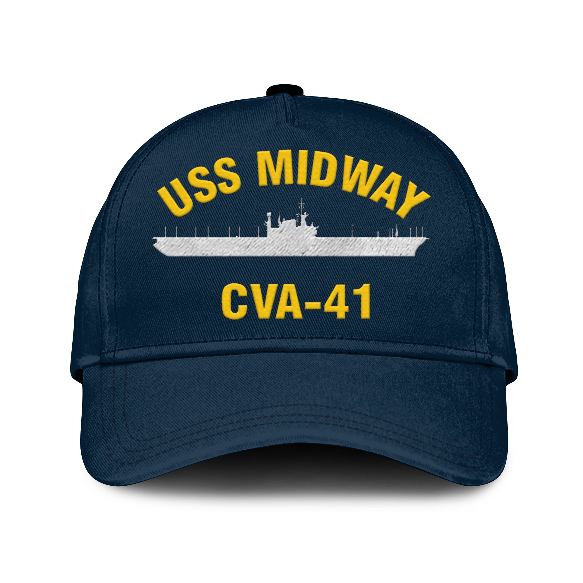 Uss Midway Cva-41 Classic Cap, Custom Print/embroidered Us Navy Ships ...