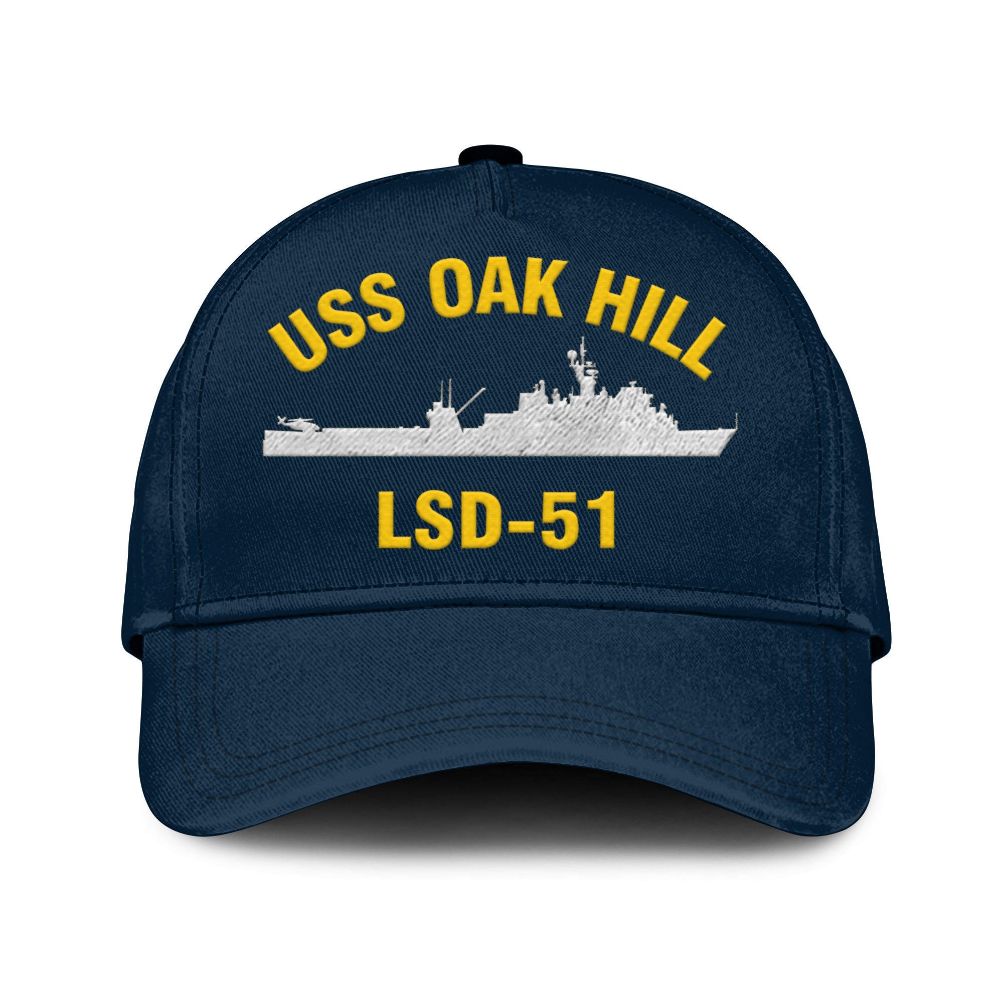 Uss Oak Hill Lsd-51 Classic Cap, Custom Print/embroidered Us Navy Ships ...