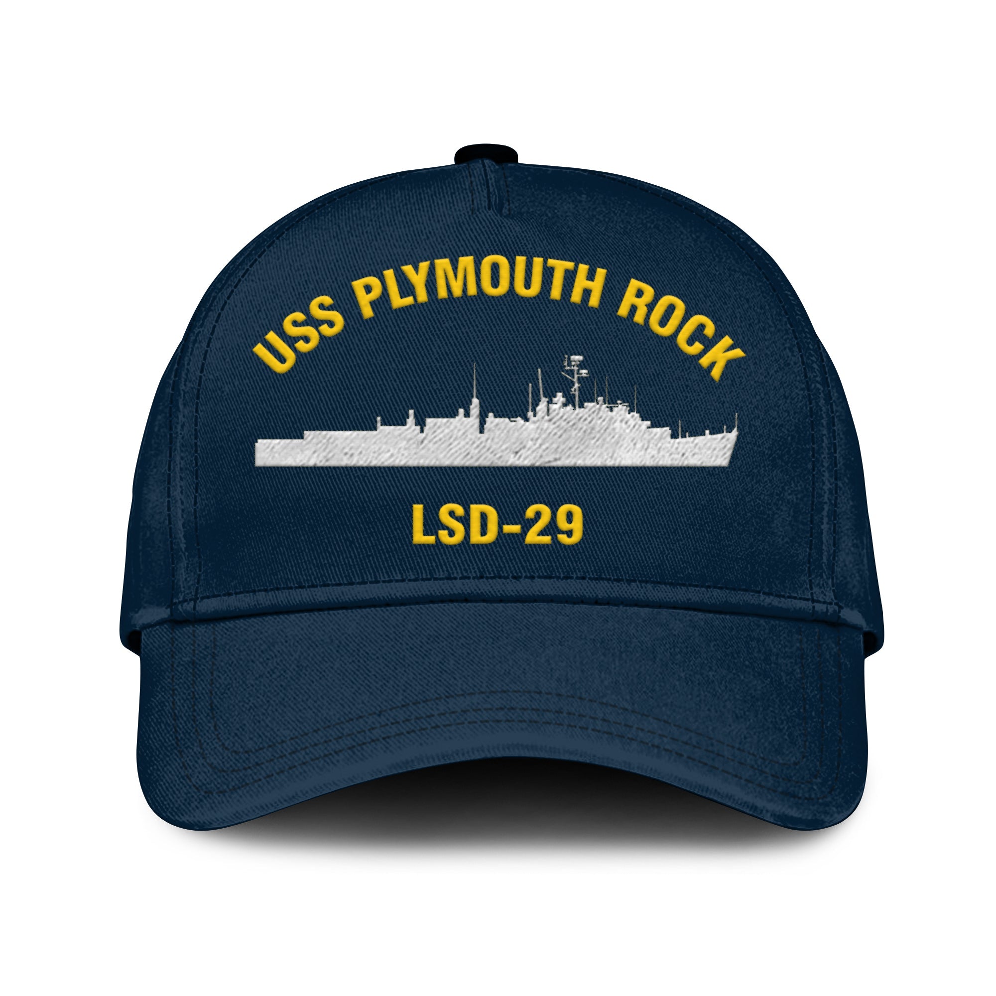 Uss Plymouth Rock Lsd -29 Classic Cap, Custom Print/embroidered Us Navy Ships Classic Baseball ...