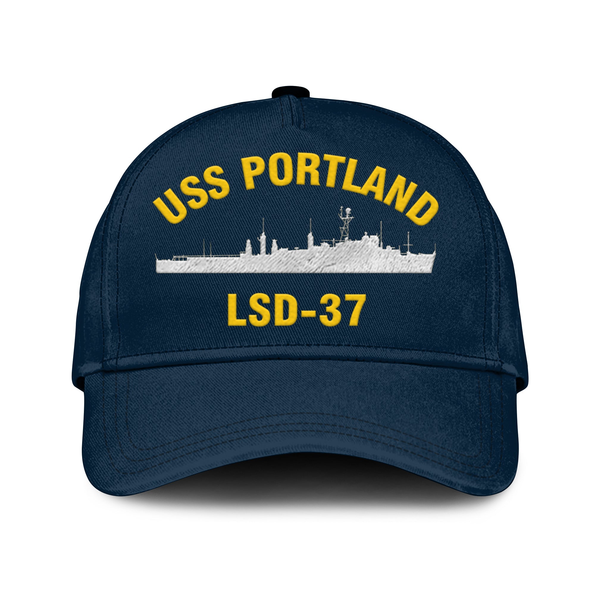 Uss Portland Lsd-37 Classic Cap, Custom Print/embroidered Us Navy Ships ...
