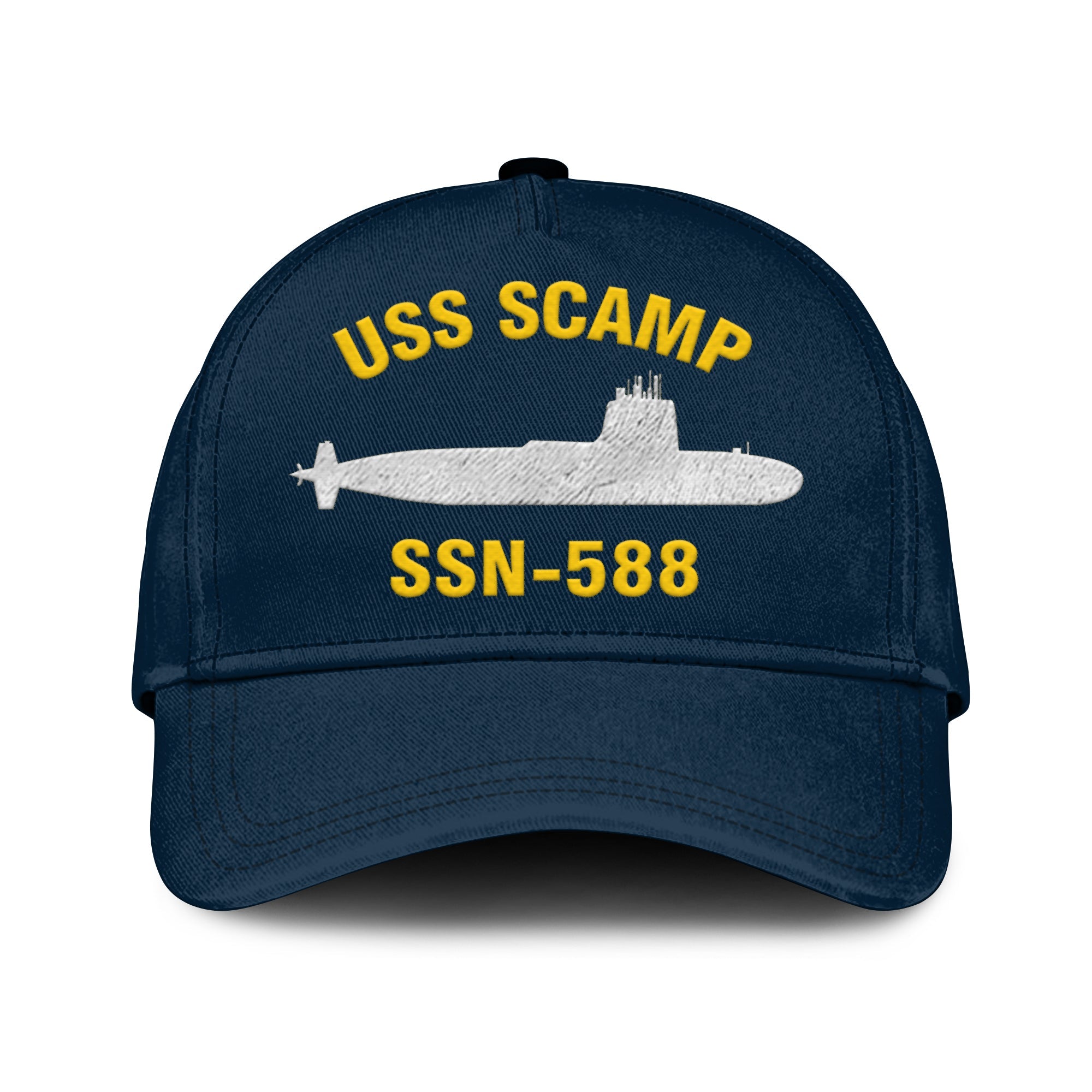 Uss Scamp Ssn 588 Classic Cap, Custom Print/embroidered Us Navy Ships ...
