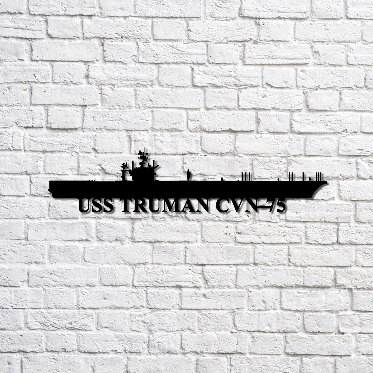 Uss Truman Cvn-75 Navy Ship Metal Sign, Memory Wall Metal Sign Gift For ...