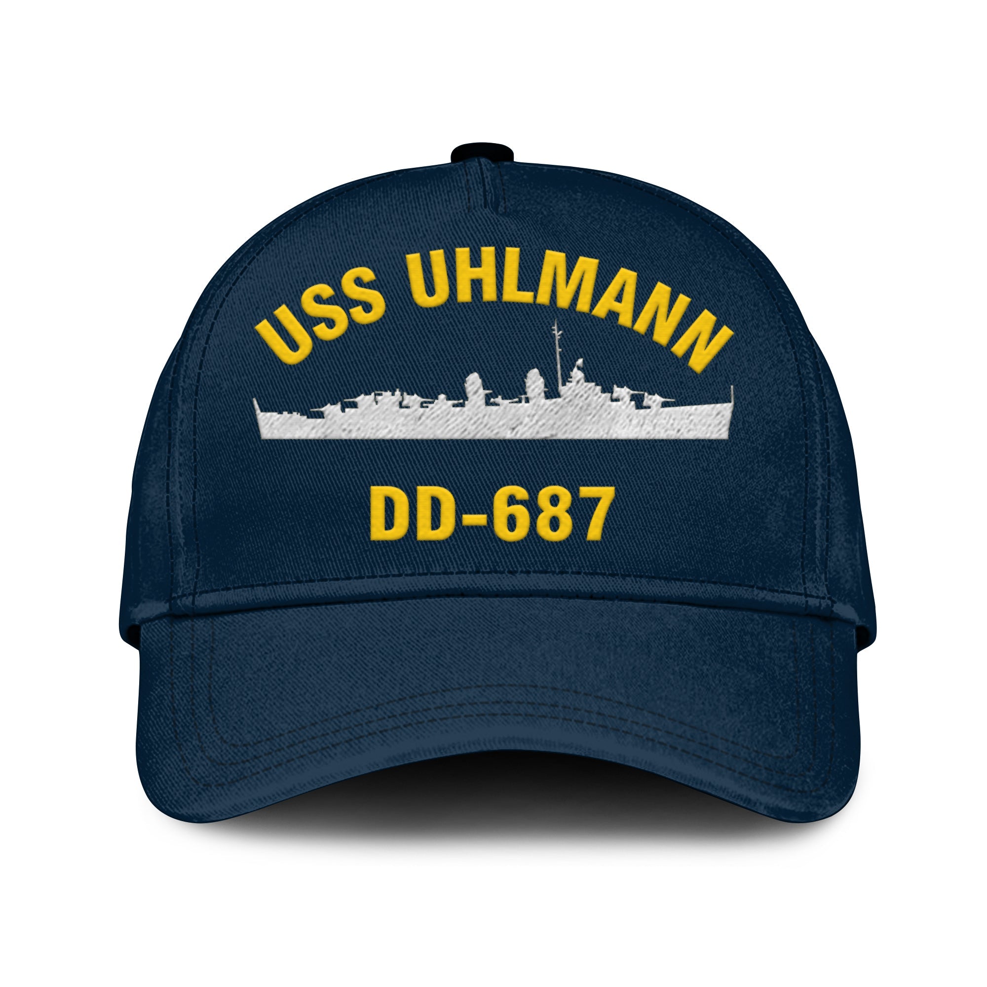 Uss Uhlmann Dd-687 Classic Cap, Custom Print/embroidered Us Navy Ships ...