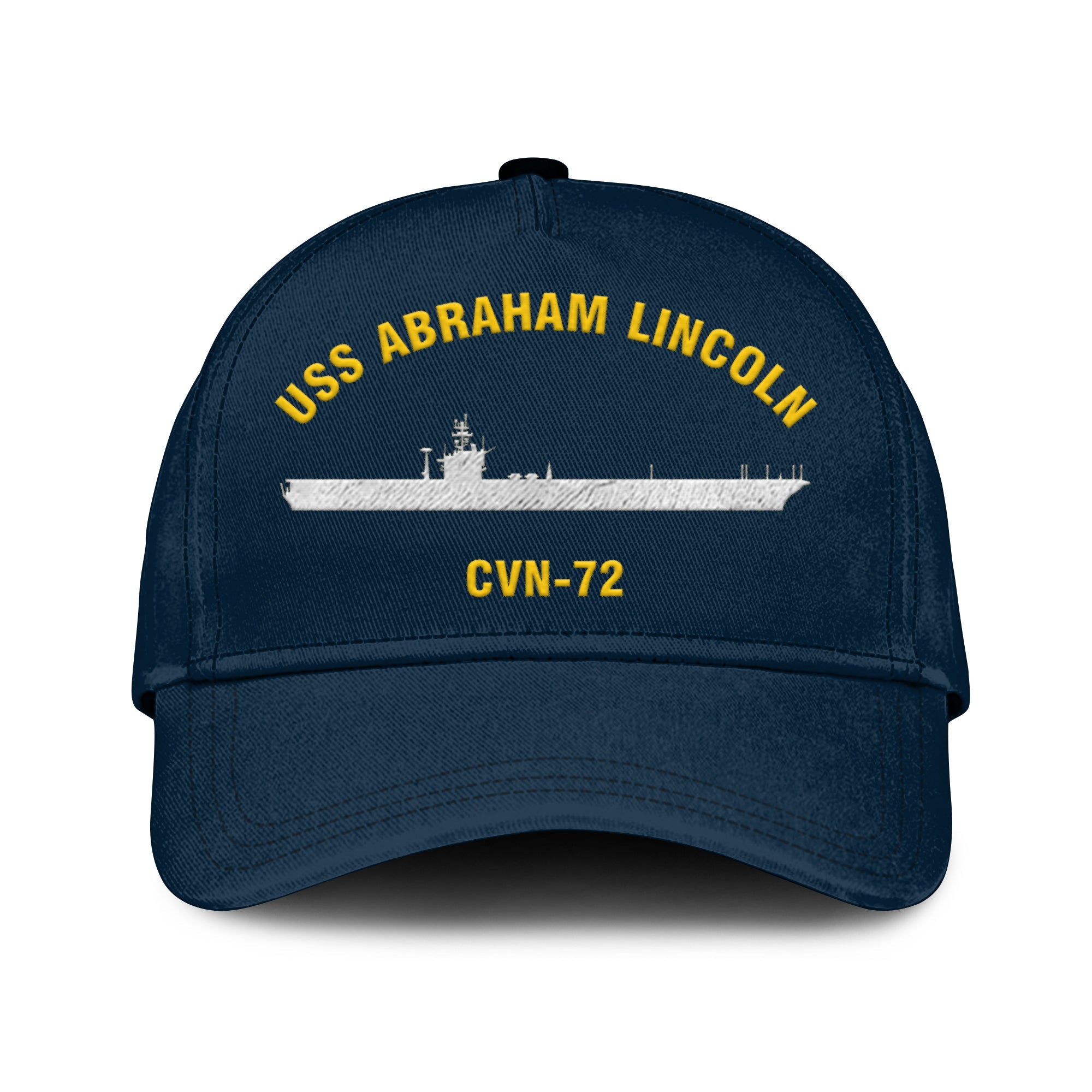 Uss Abraham Lincoln Cvn 72 Classic Cap, Custom Print/embroidered Us ...