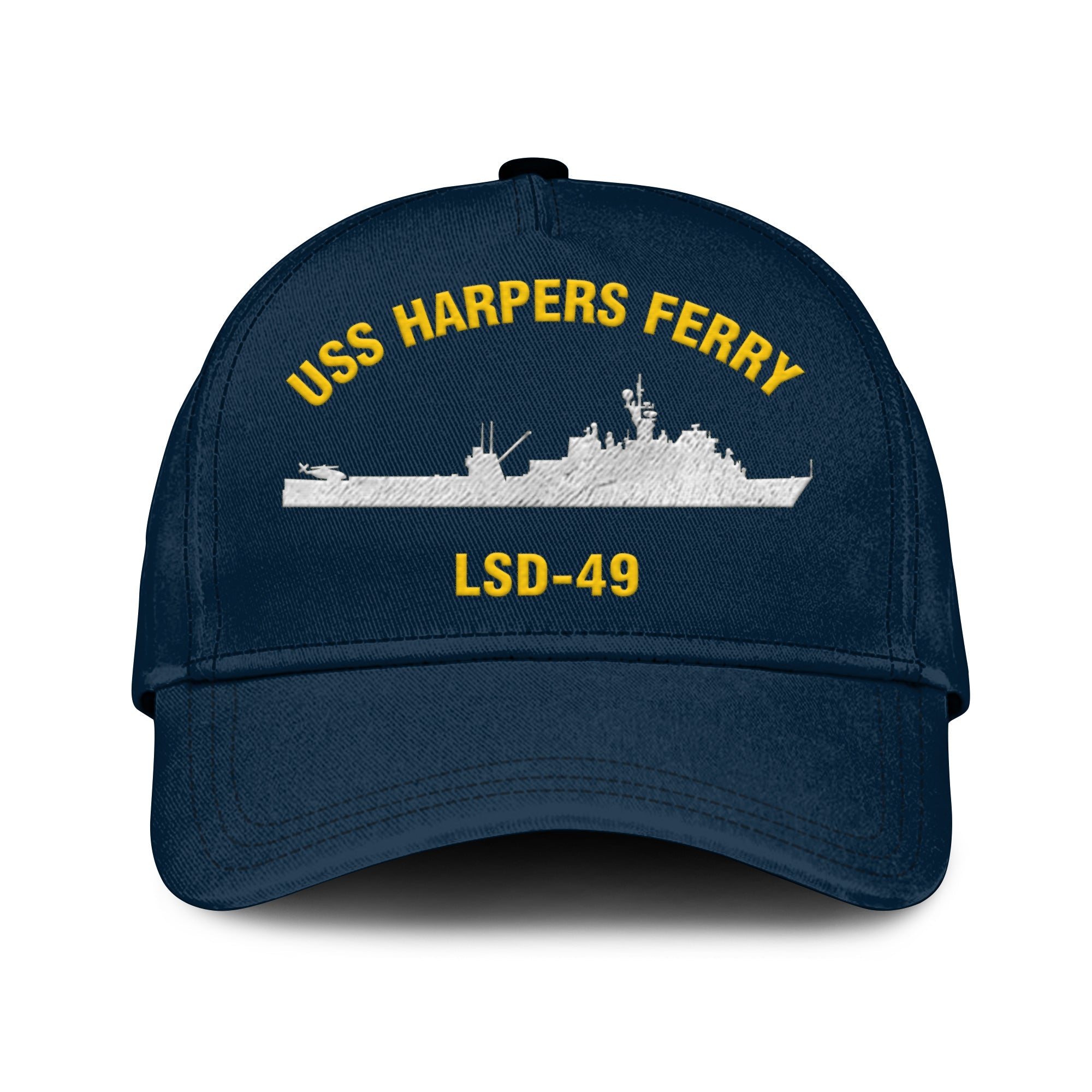 Uss Harpers Ferry Lsd-49 Classic Cap, Custom Print/embroidered Us Navy ...