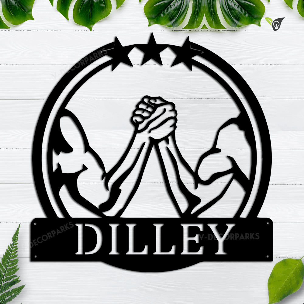 Personalized Wrestling Sport Metal Wall Art, Wrestling Sign, Birthday ...