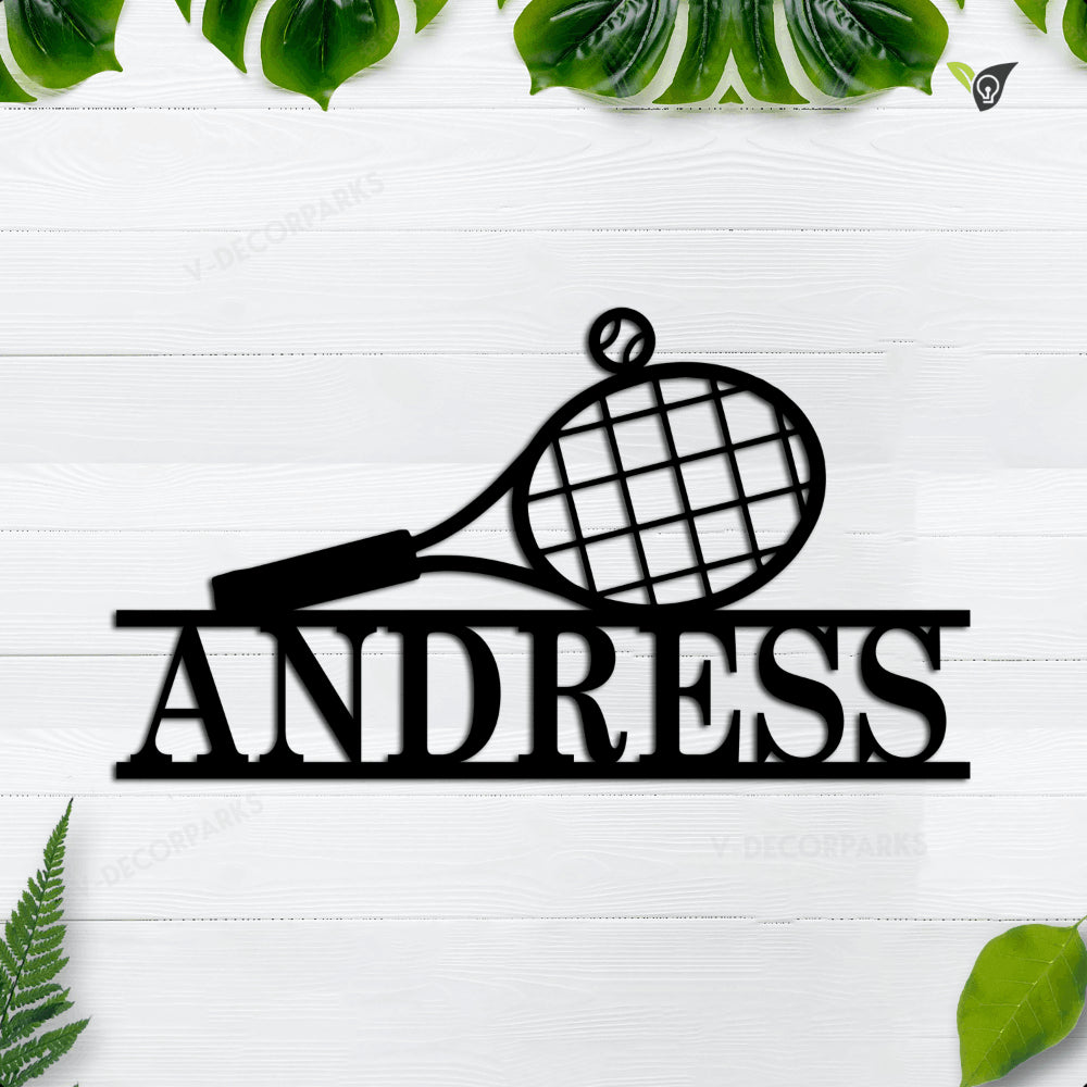 Personalized Tennis Sign, Personalized Tennis Sign, Tennis Court Decor ...