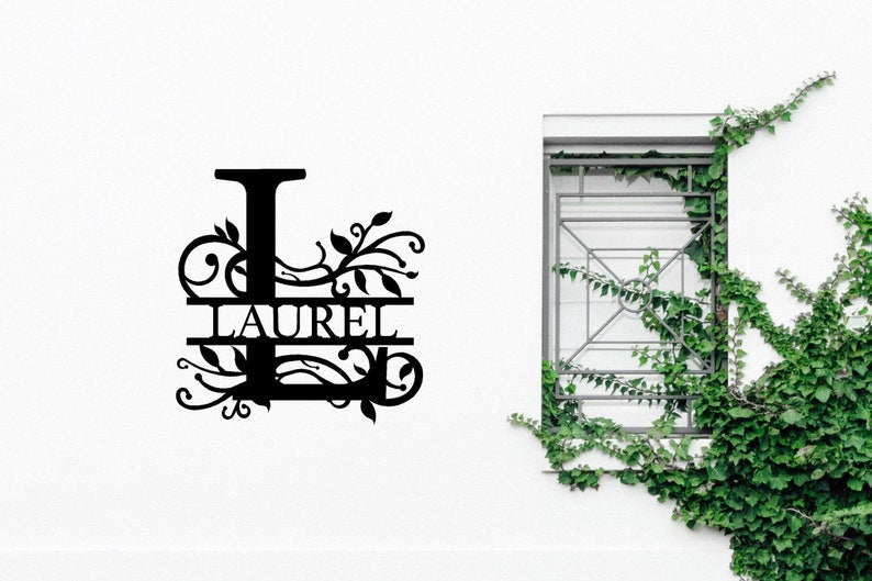 Personalized Family Name Sign Dxf,only Drawing File | Nalaprint