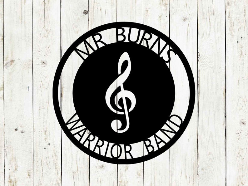 Custom Music Sign, Band Room Sign, Treble Clef, Music Class, Music ...