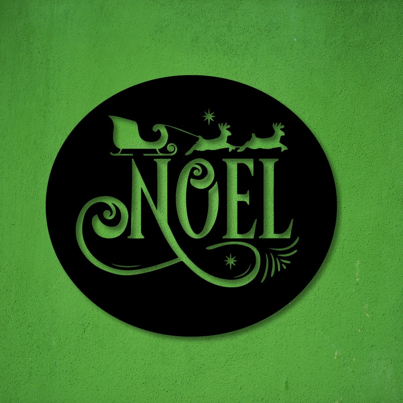Noel Christmas Sign, Santa Sign, Christmas Decorations, Vintage ...