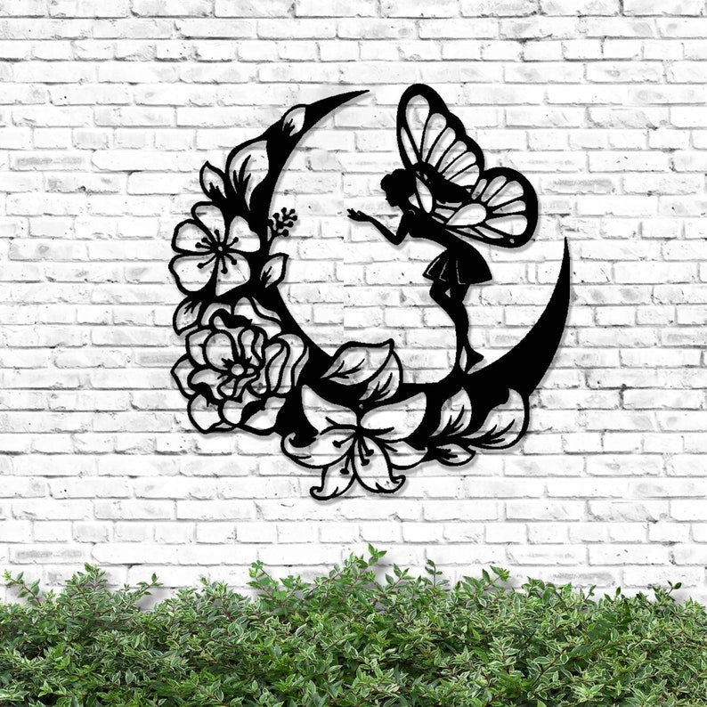 Fairy Metal Sign, Fairy Lover Sign Decoration, Fall Decor, Gift For Her ...