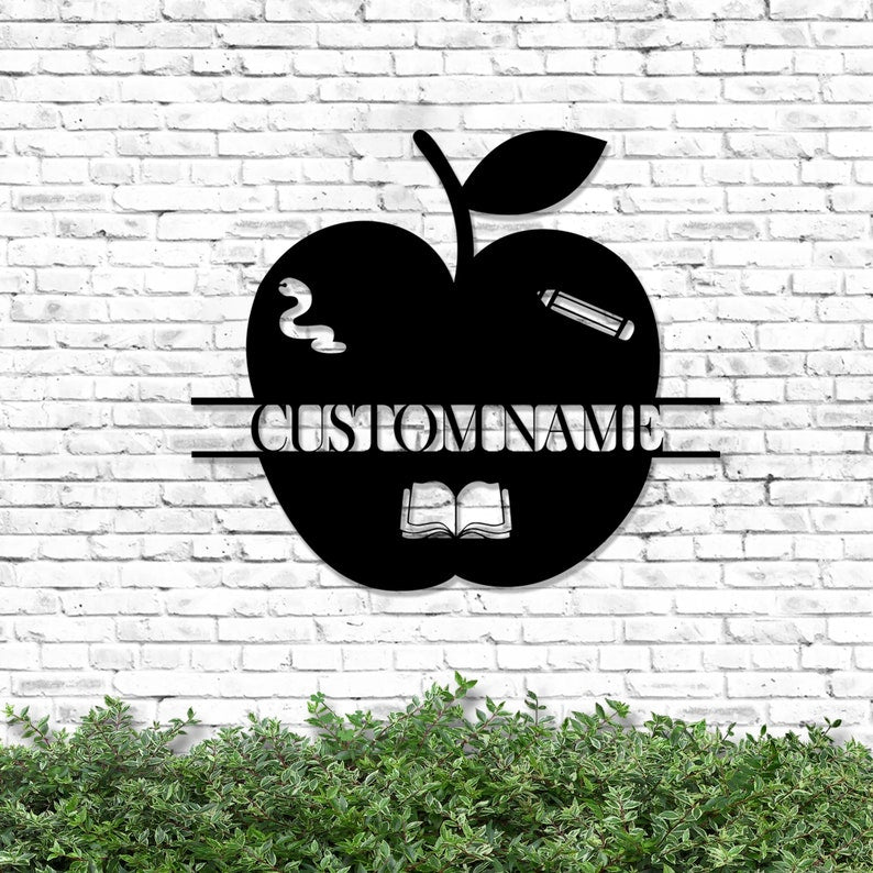 Personalized Classroom Sign, Door Hanger For Teacher, Gift For Teacher ...