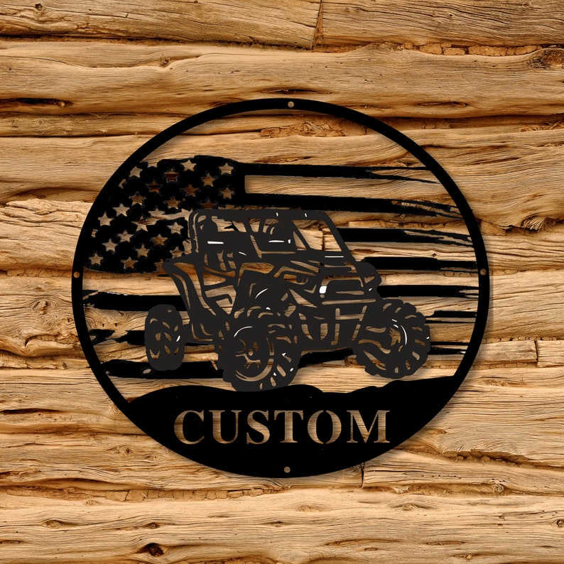 Personalized Atv Sign, Custom Metal Sign, Gift For Dad, Personalized ...