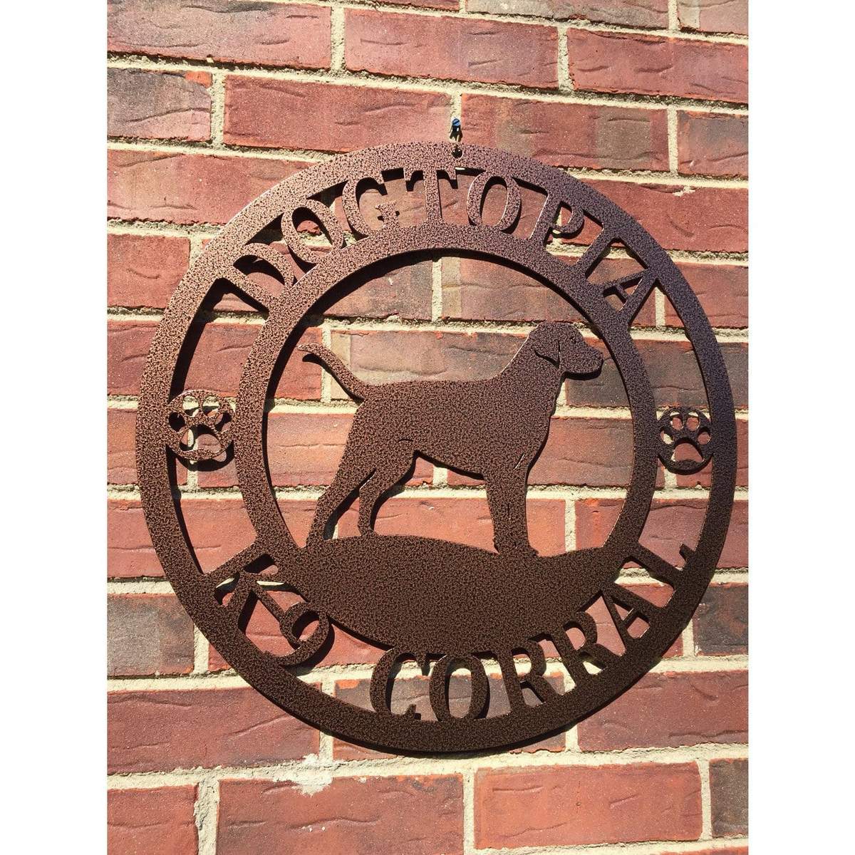 Labrador Dog Sign, Cut Metal Sign, Metal Wall Art, Metal House Sign ...