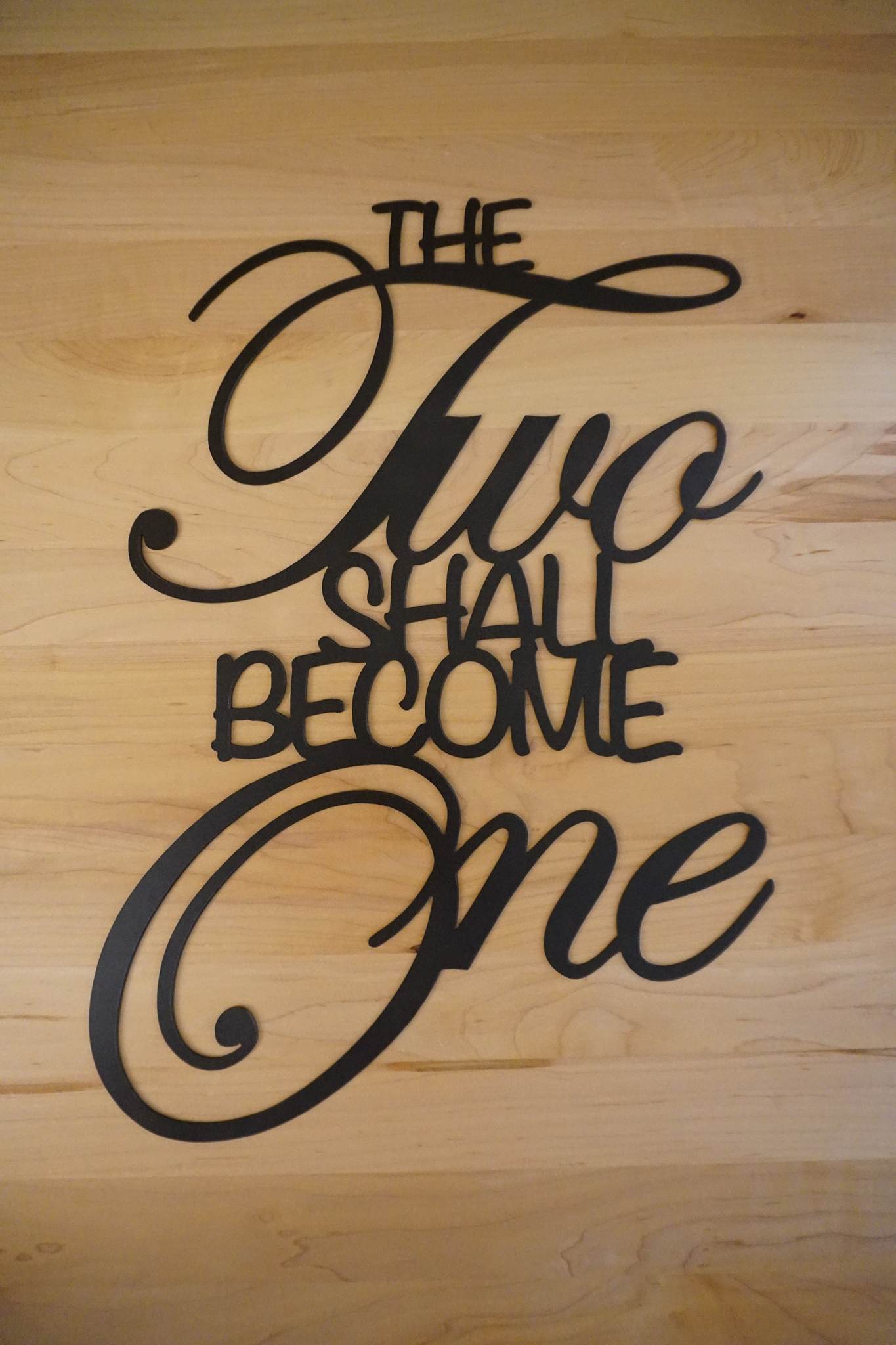 Two Shall Become One Sign, Two Shall Become One, The Two Shall Become ...