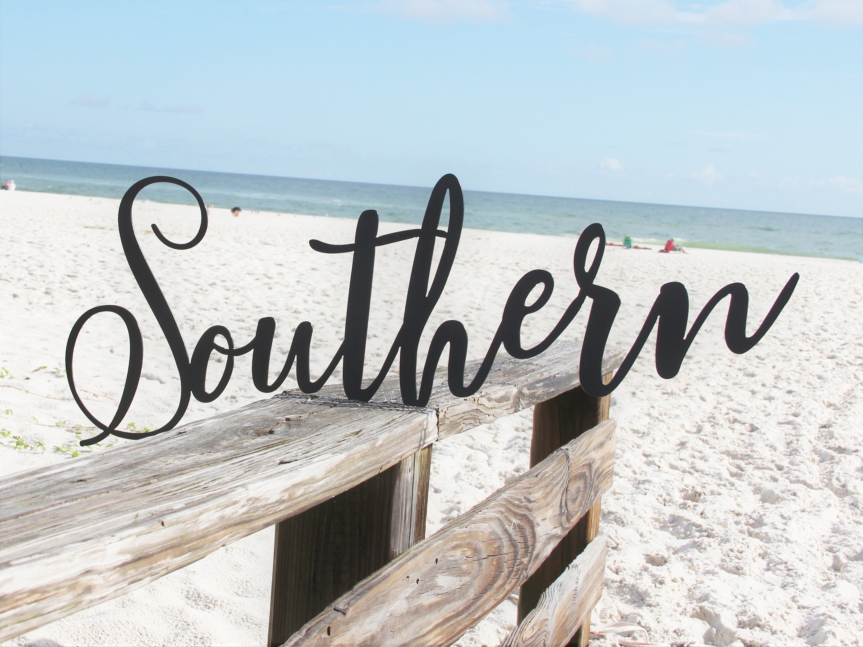Southern Wall Decor, Southern Metal Word Art, Southern Charm Word Sign ...
