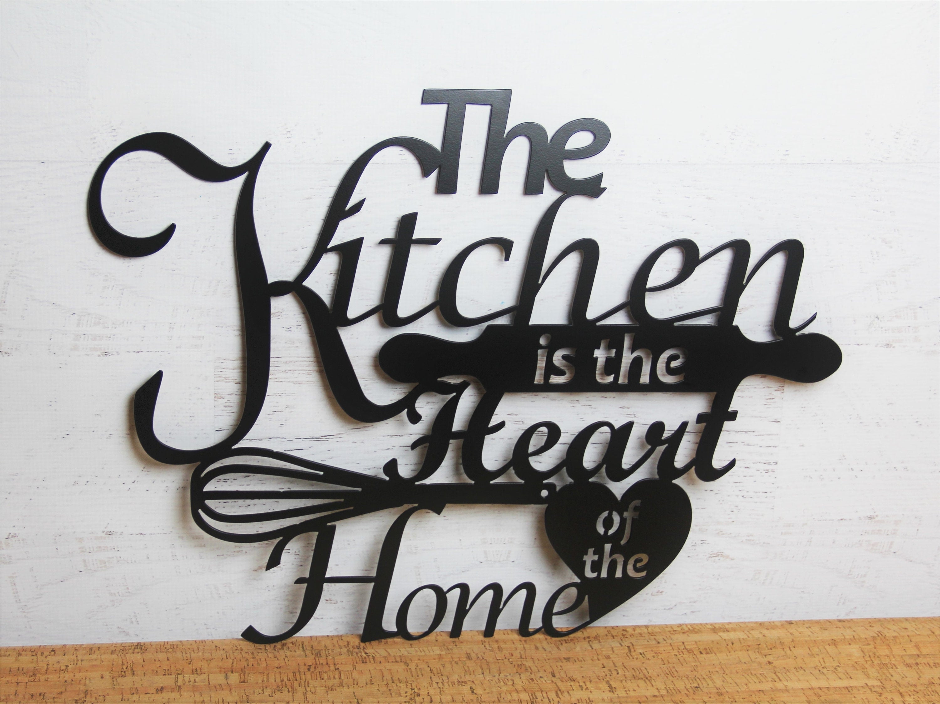 Kitchen Metal Sign, Kitchen Decor, Decorative Kitchen Art, The Kitchen ...