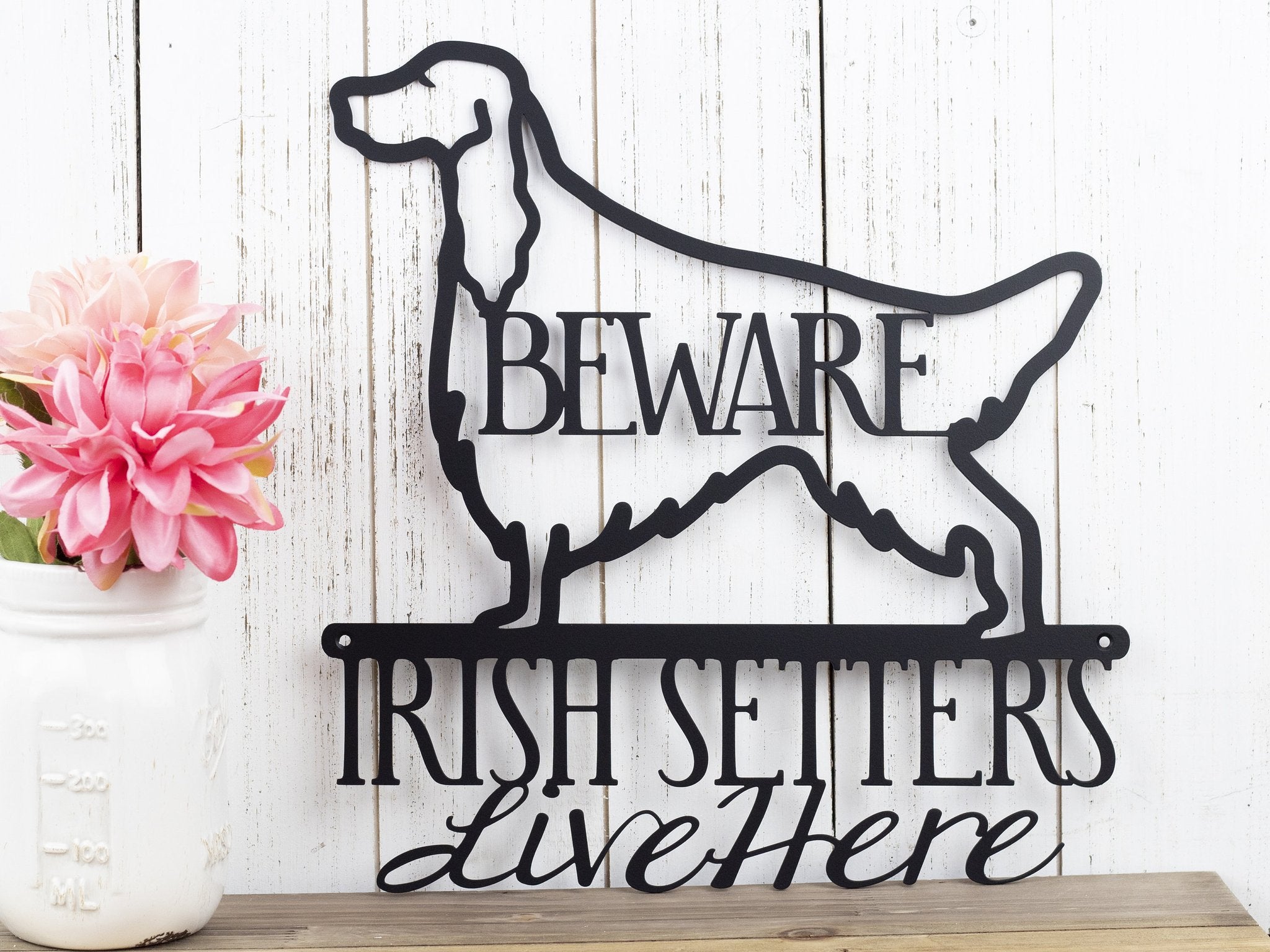 Irish Setter Metal Wall Art, Red Setter, Setter, Metal Sign, Metal Wall ...
