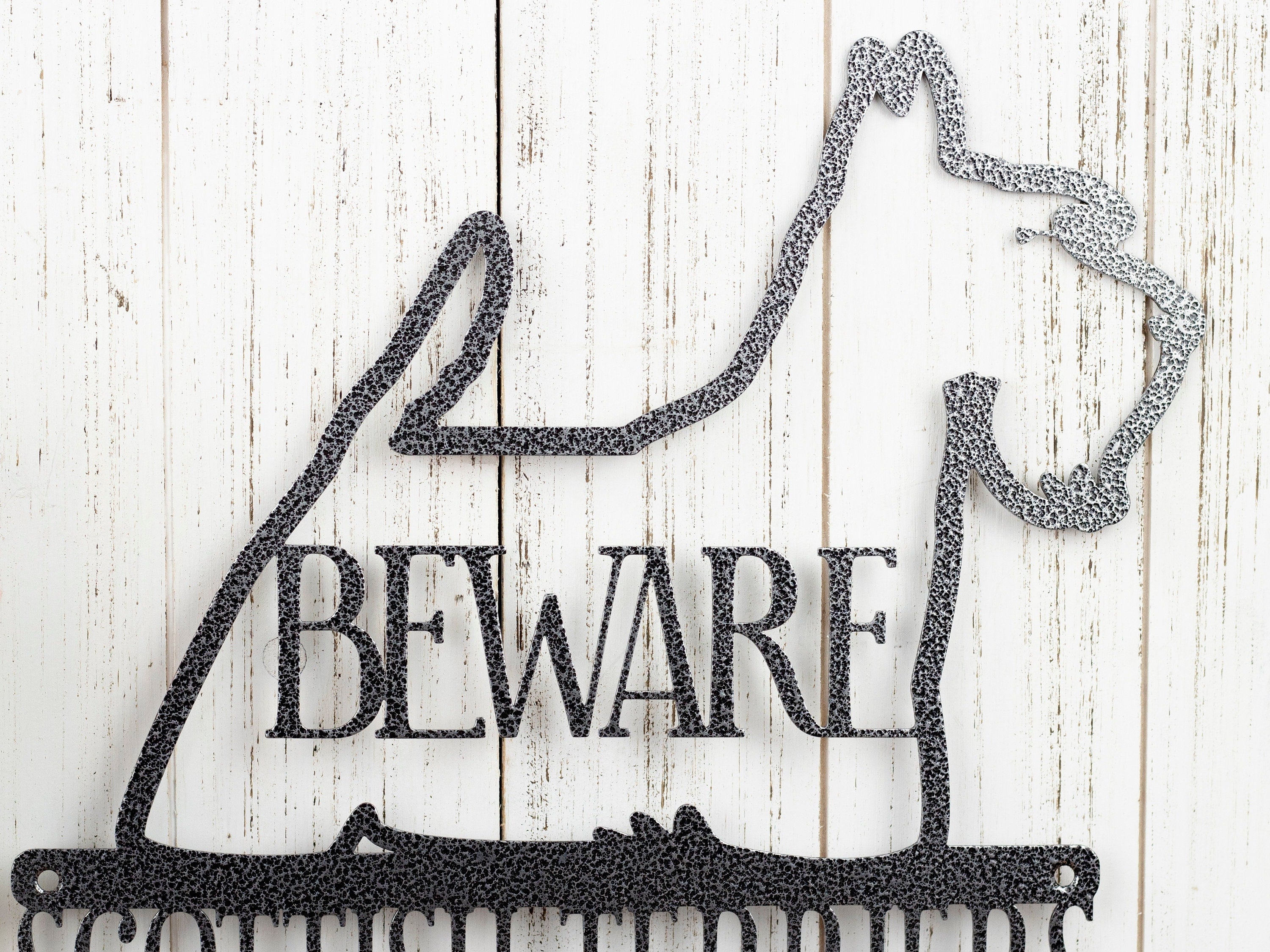 Scottish Terrier Sign, Scottie, Dog Sign, Metal Wall Art, Scottish ...