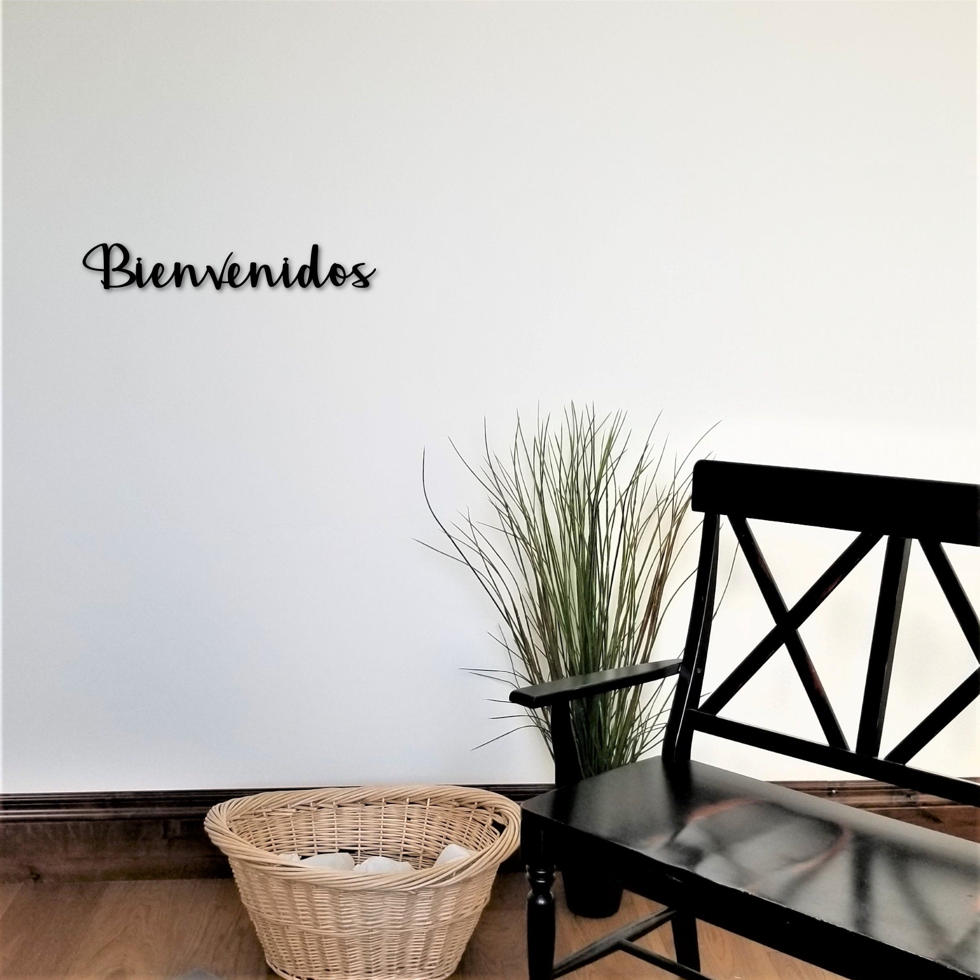 Bienvenidos Sign, Spanish Welcome, Bienvenidos Metal Sign, Entryway ...