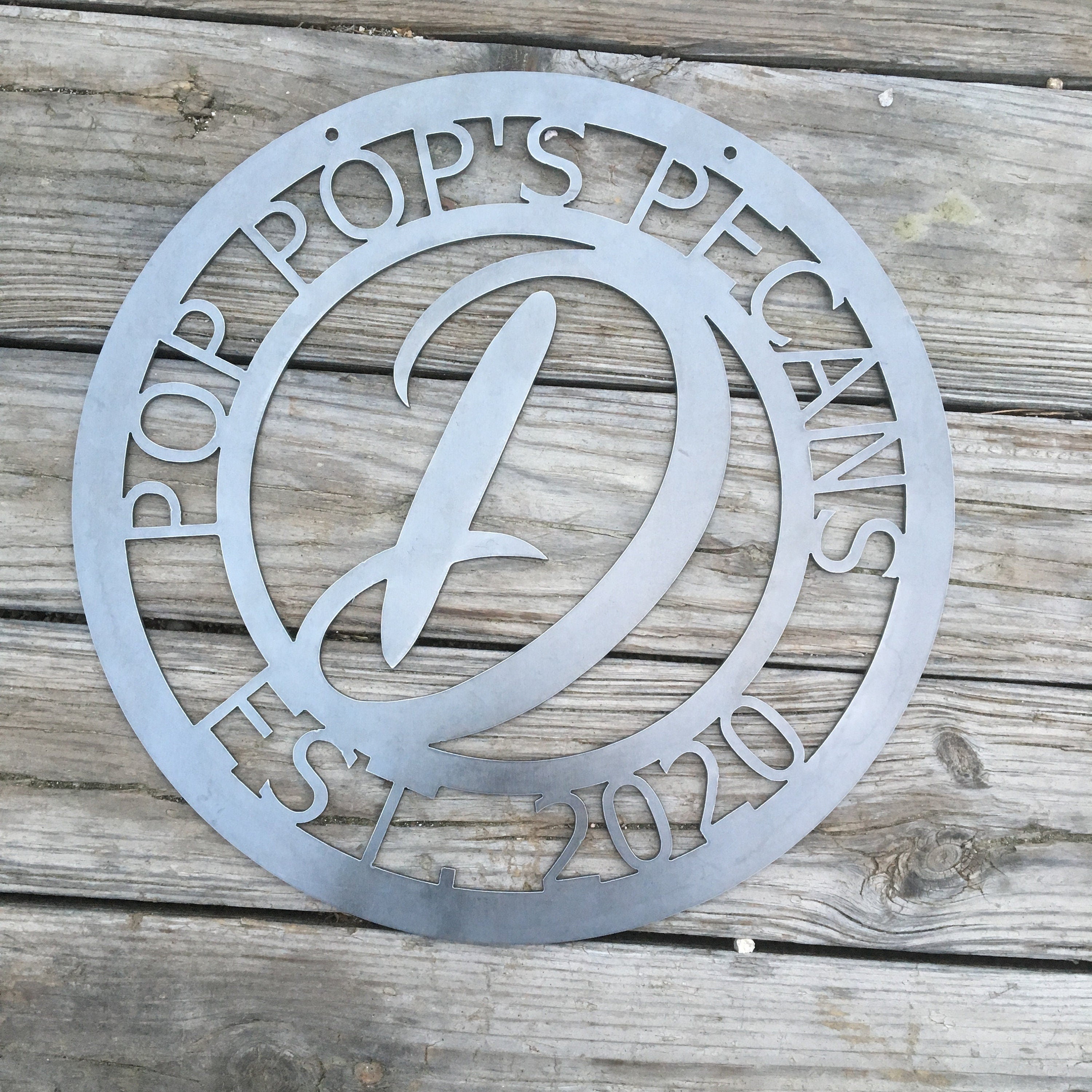 Custom Metal Sign, Last Name Metal Sign, Custom Last Name Sign, Metal ...