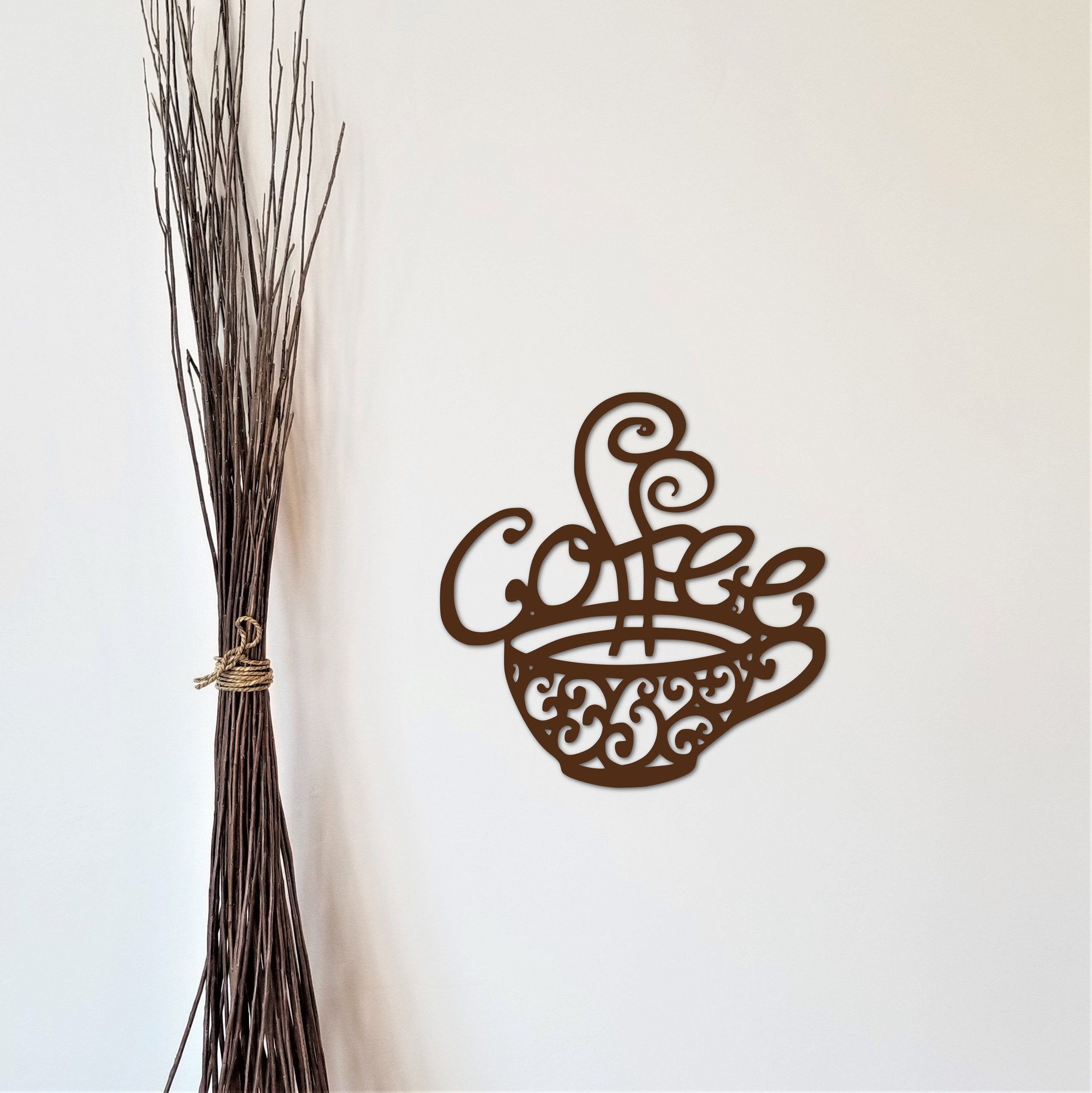 Coffee Cup Sign, Metal Coffee Sign, Wall Art Gifts For Coffee Lovers ...