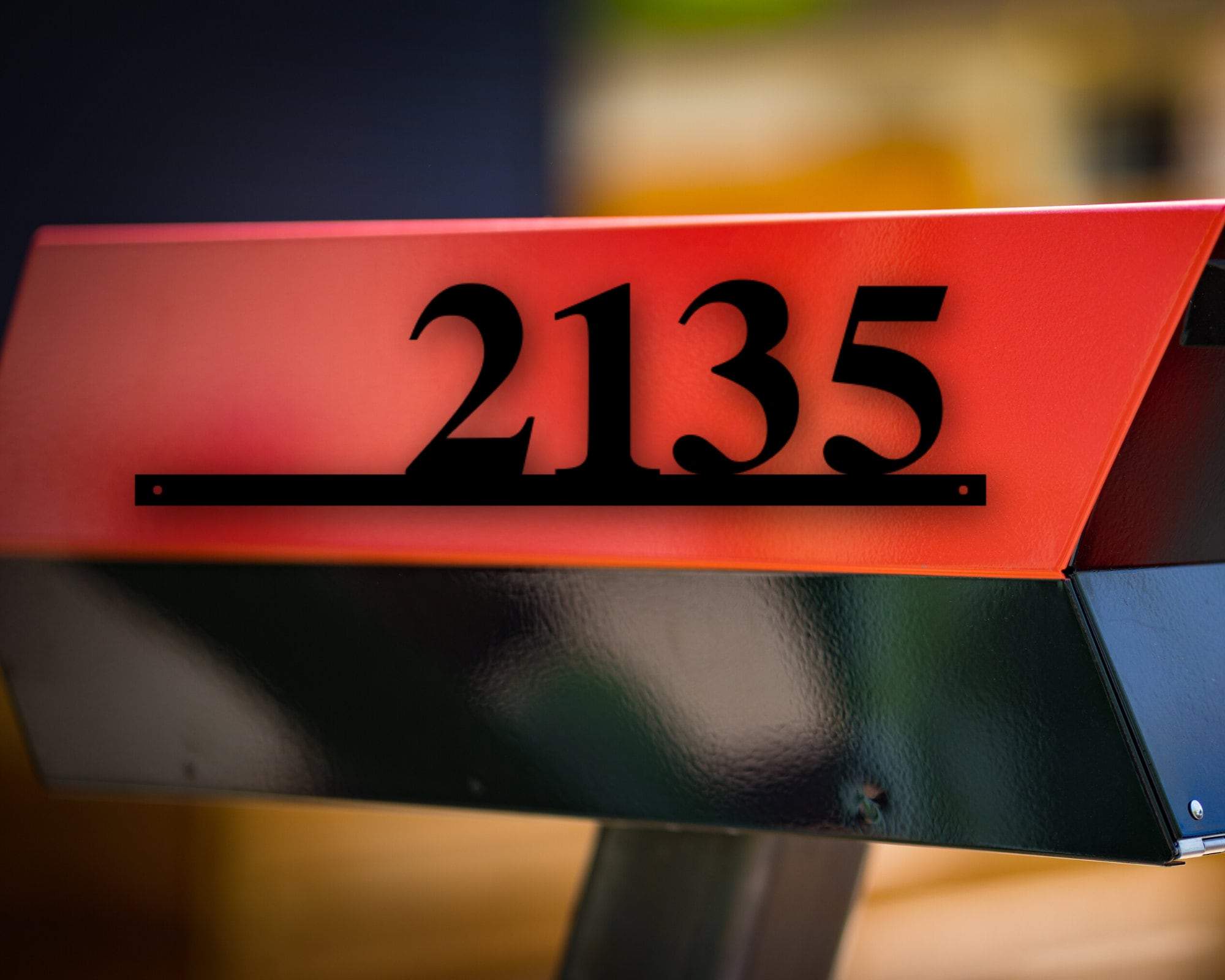 Modern House Numbers, Black House Numbers, Contemporary Home Address ...