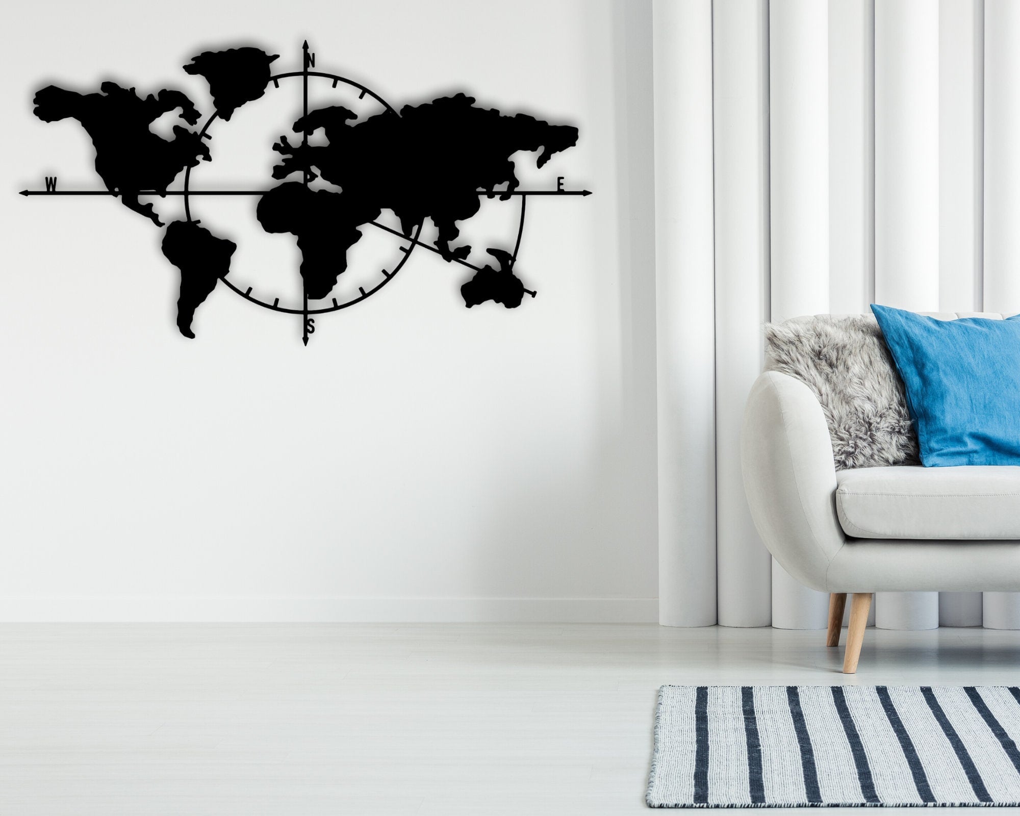 Map Of Life, Metal World Map, Metal Wall Decor, Metal Wall Art, Metal ...