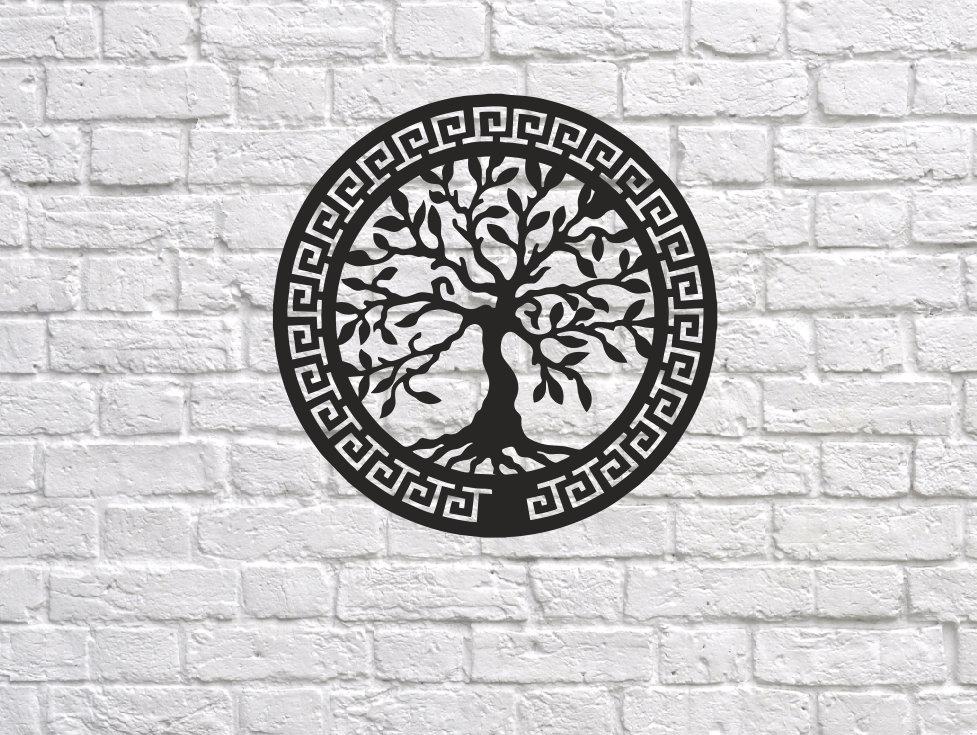 Tree Of Life Metal Sign, Tree Of Life Home Decor, Tree Of Life Wall ...