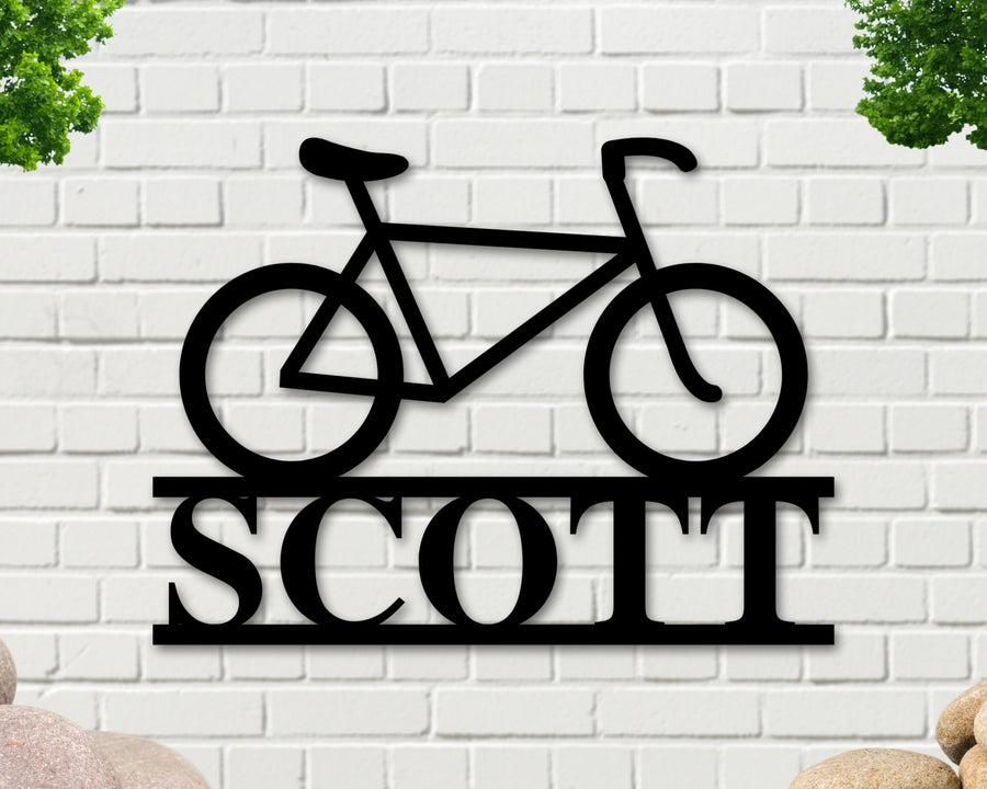 Bicycle Wall Art, Bike Art, Biking Sign, Road Bike, Metal Bicycle Wall ...